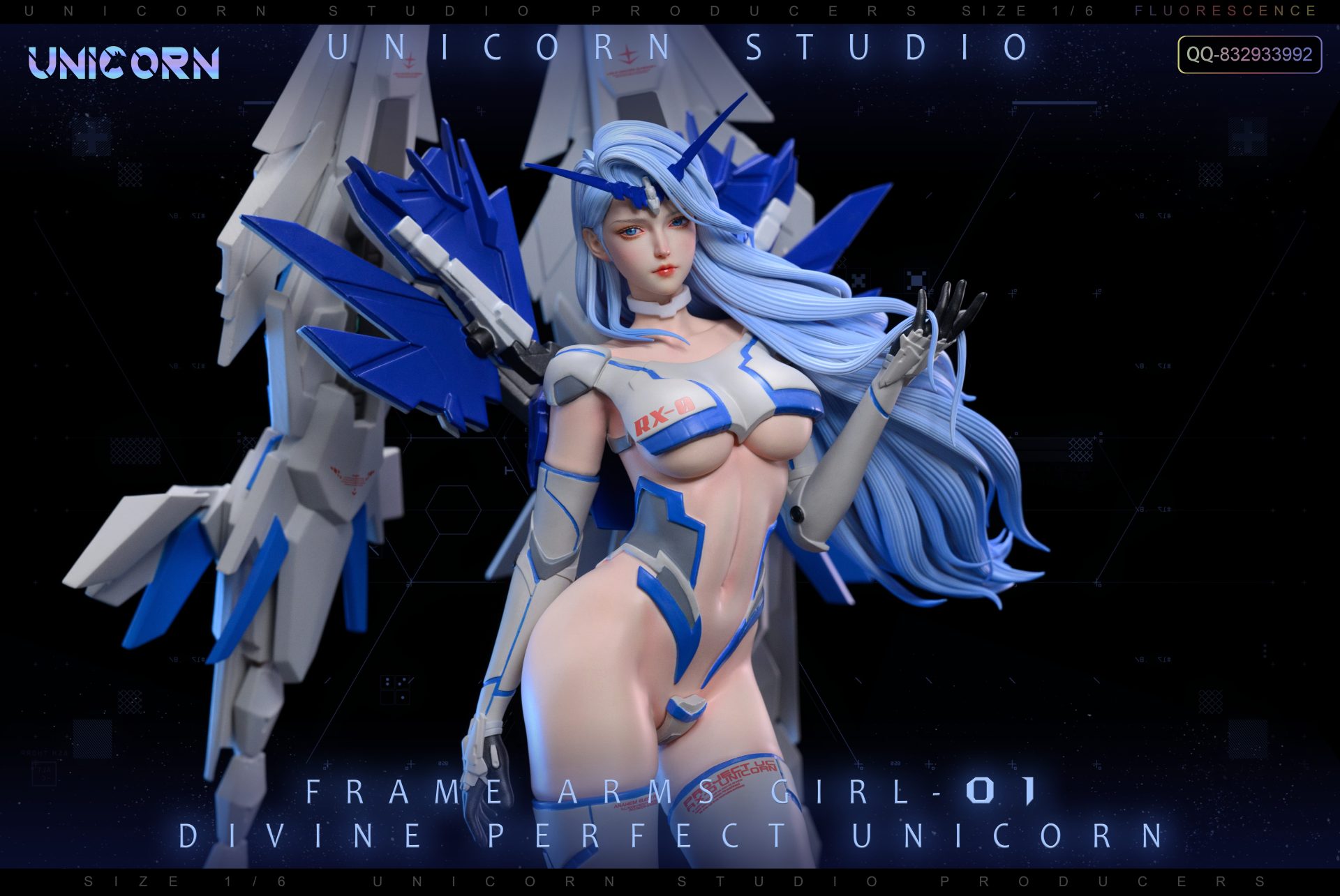 Unicorn Studio 1/6 Scale Frame Arms Girl GK Resin STATUE PREORDER - Toy Okoku