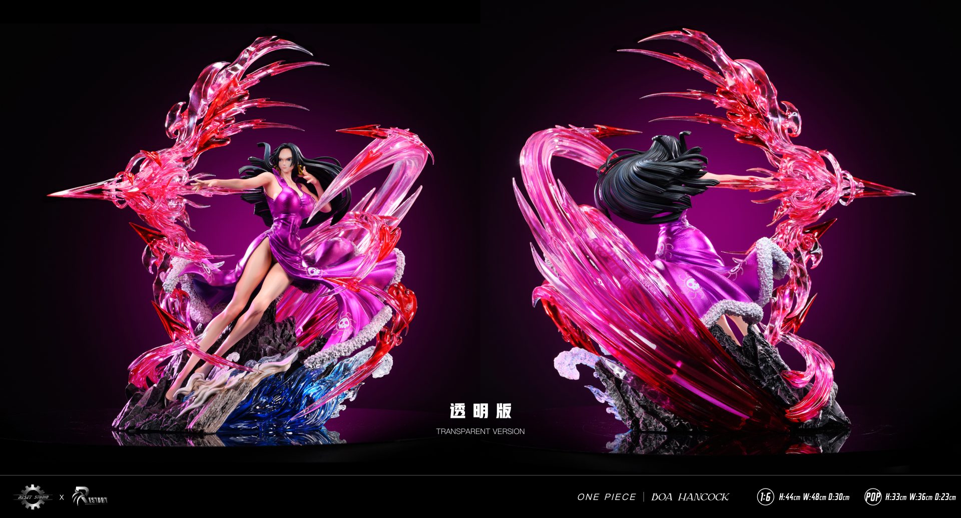 Reset x Restart Studio POP & 1/6 Scale OP BOA Hancock GK Resin Statue ...