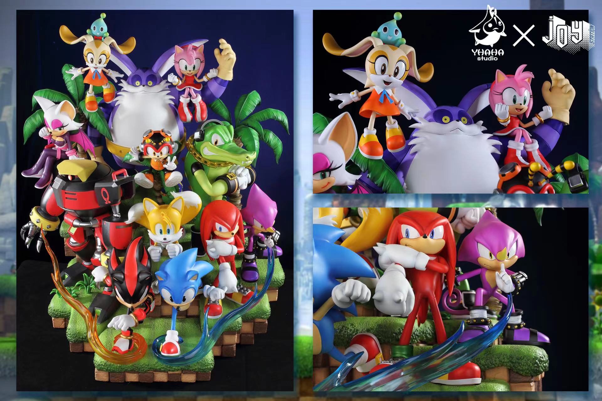 Joy x Yhaha Studio Sonic Family GK Resin Statue PREORDER - Toy Okoku