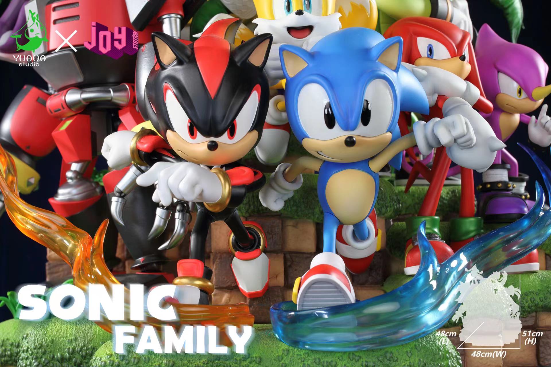 Joy x Yhaha Studio Sonic Family GK Resin Statue PREORDER - Toy Okoku