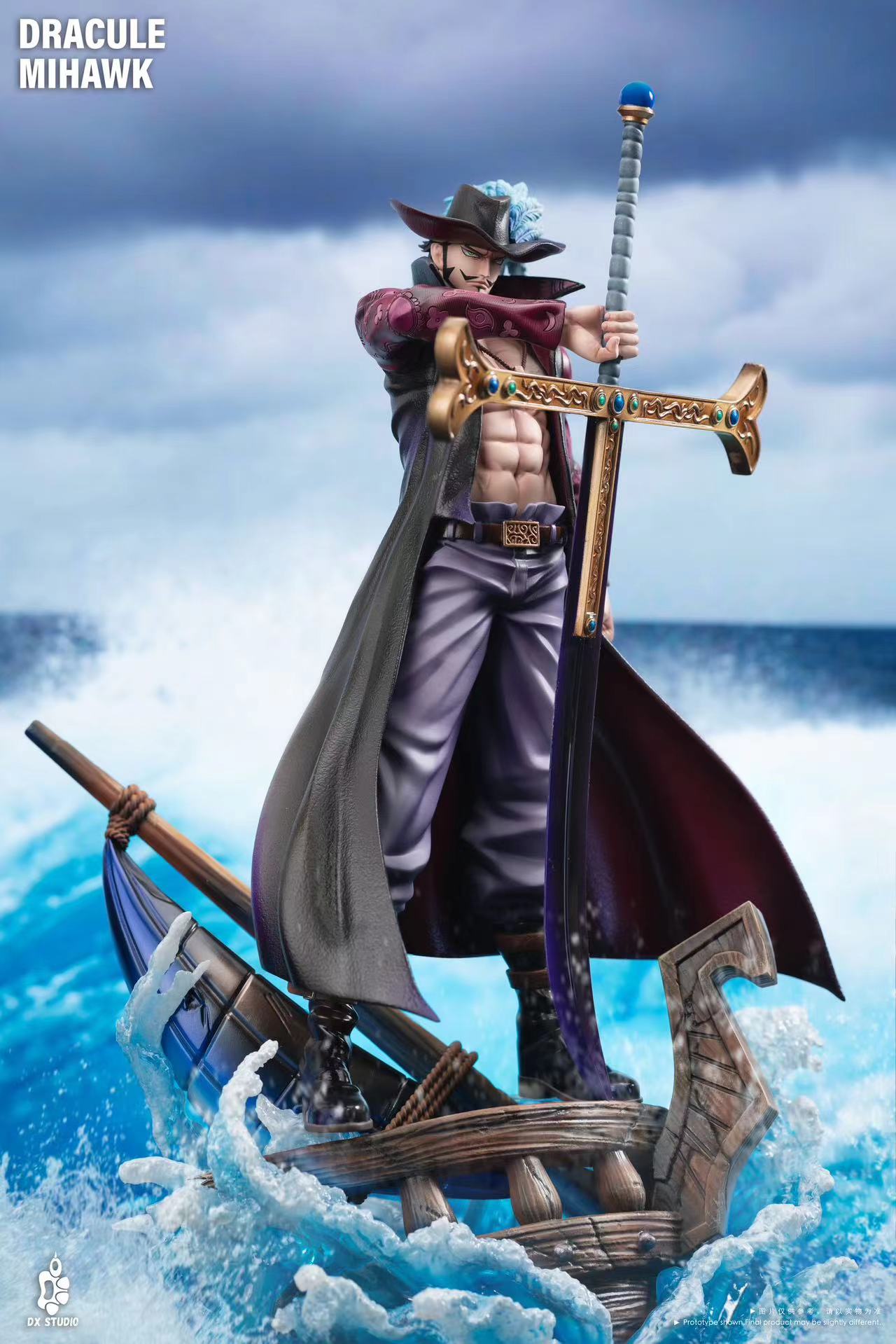 DX Studio OP Dracule Mihawk GK Resin Statue PREORDER - Toy Okoku
