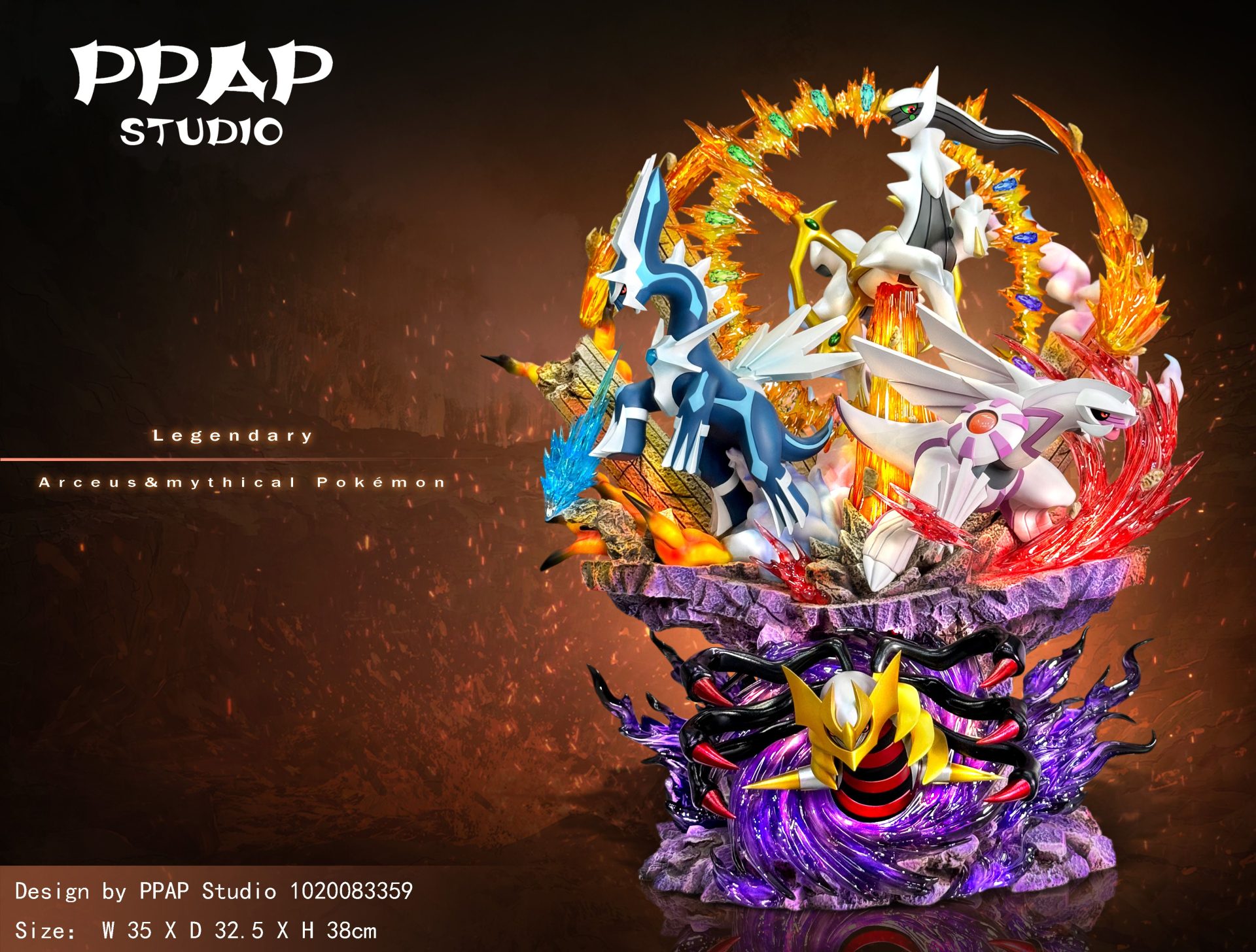 PPAP Studio Arceus x Mythical GK Resin Statue PREORDER - Toy Okoku