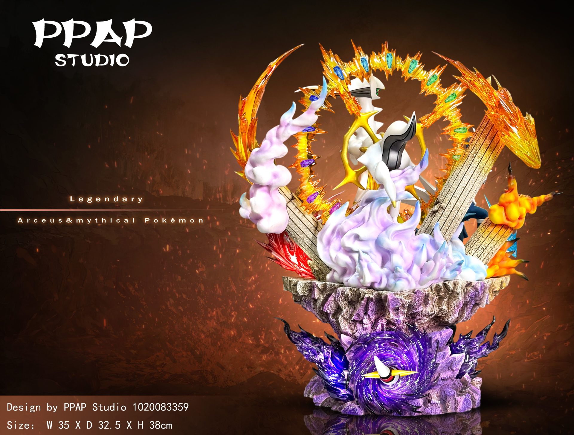 PPAP Studio Arceus x Mythical GK Resin Statue PREORDER - Toy Okoku