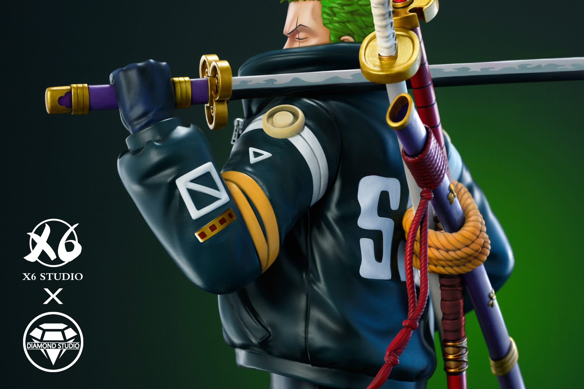 X6 x Diamond Studio OP Zoro GK Resin Statue PREORDER - Toy Okoku