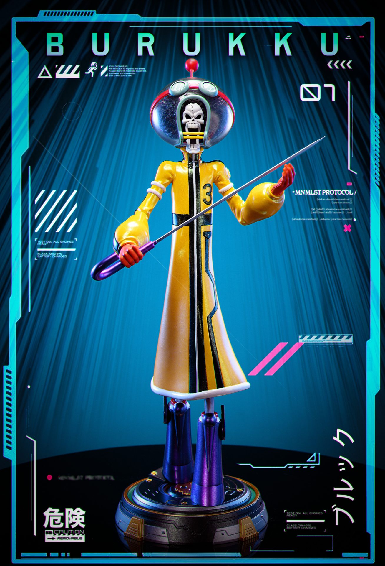 LX Studio OP Brook GK Resin Statue PREORDER - Toy Okoku