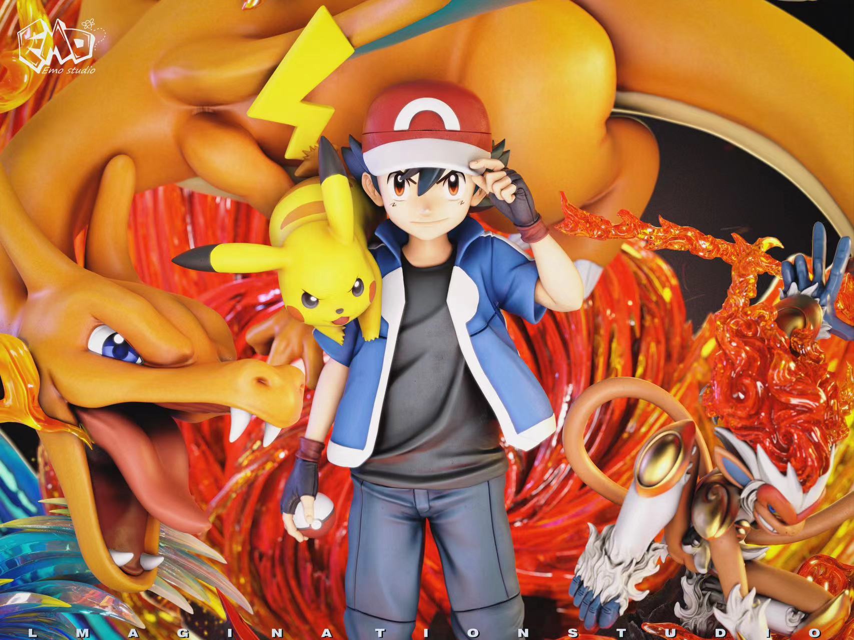 EMO Studio Ash Ketchum GK Resin Statue PREORDER - Toy Okoku