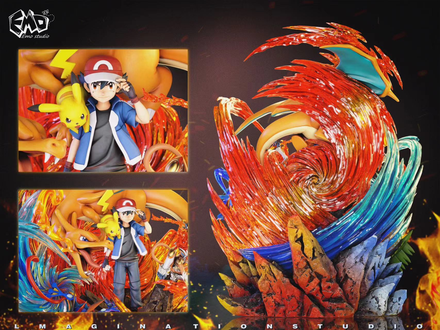 EMO Studio Ash Ketchum GK Resin Statue PREORDER - Toy Okoku