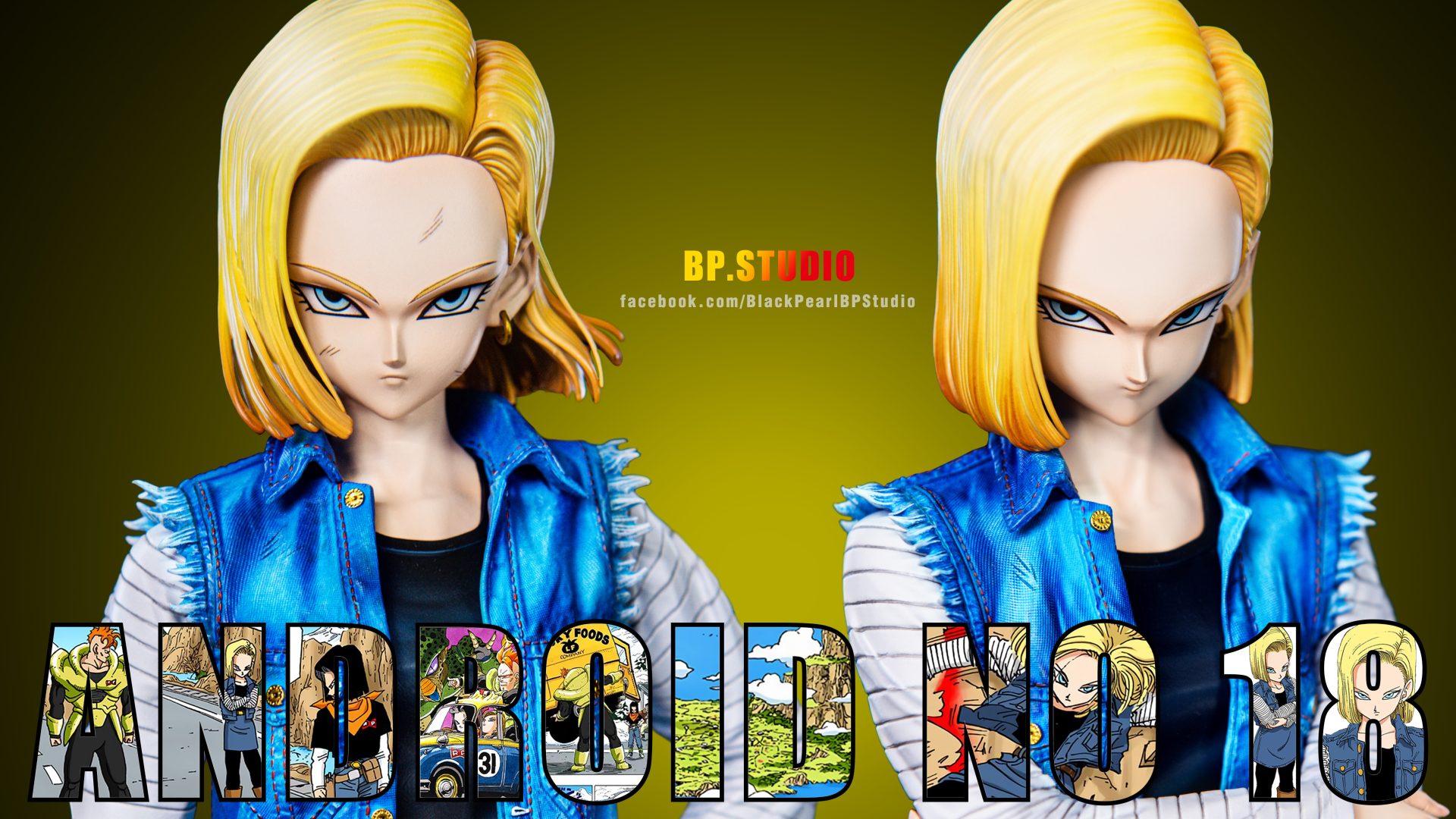 BP Studio 1/6 & 1/4 Scale DBZ Android 18 GK Resin Statue Preorder - Toy ...
