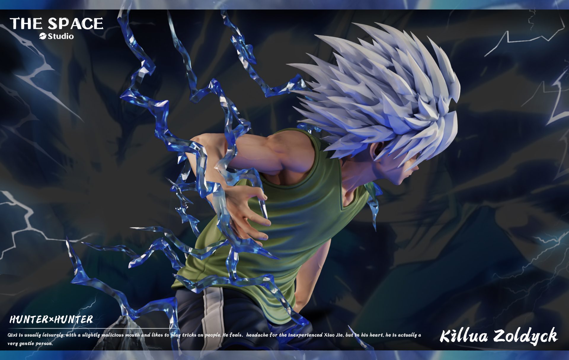 The Space Studio 1/6 Scale Killua GK Resin Statue PREORDER - Toy Okoku