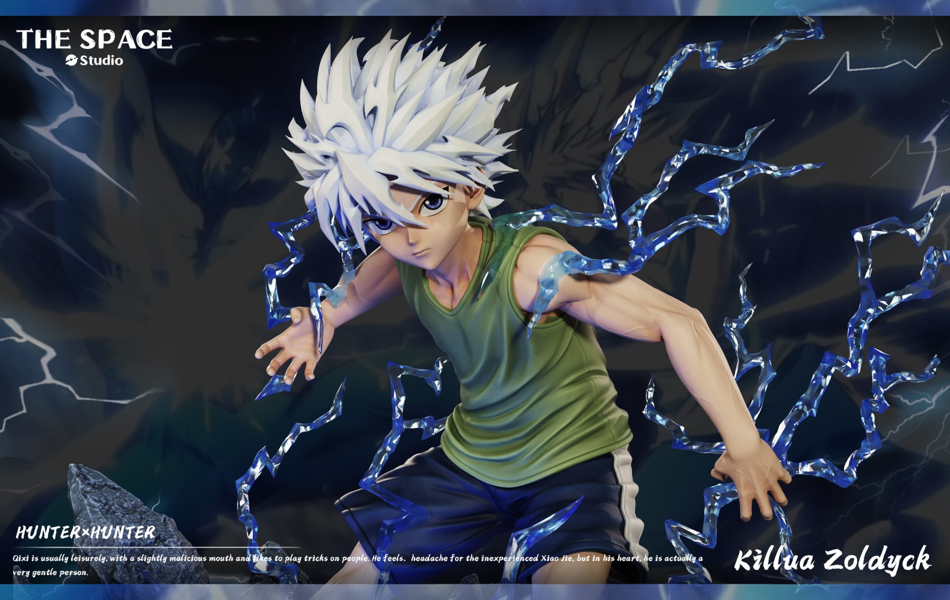 The Space Studio 1/6 Scale Killua GK Resin Statue PREORDER - Toy Okoku