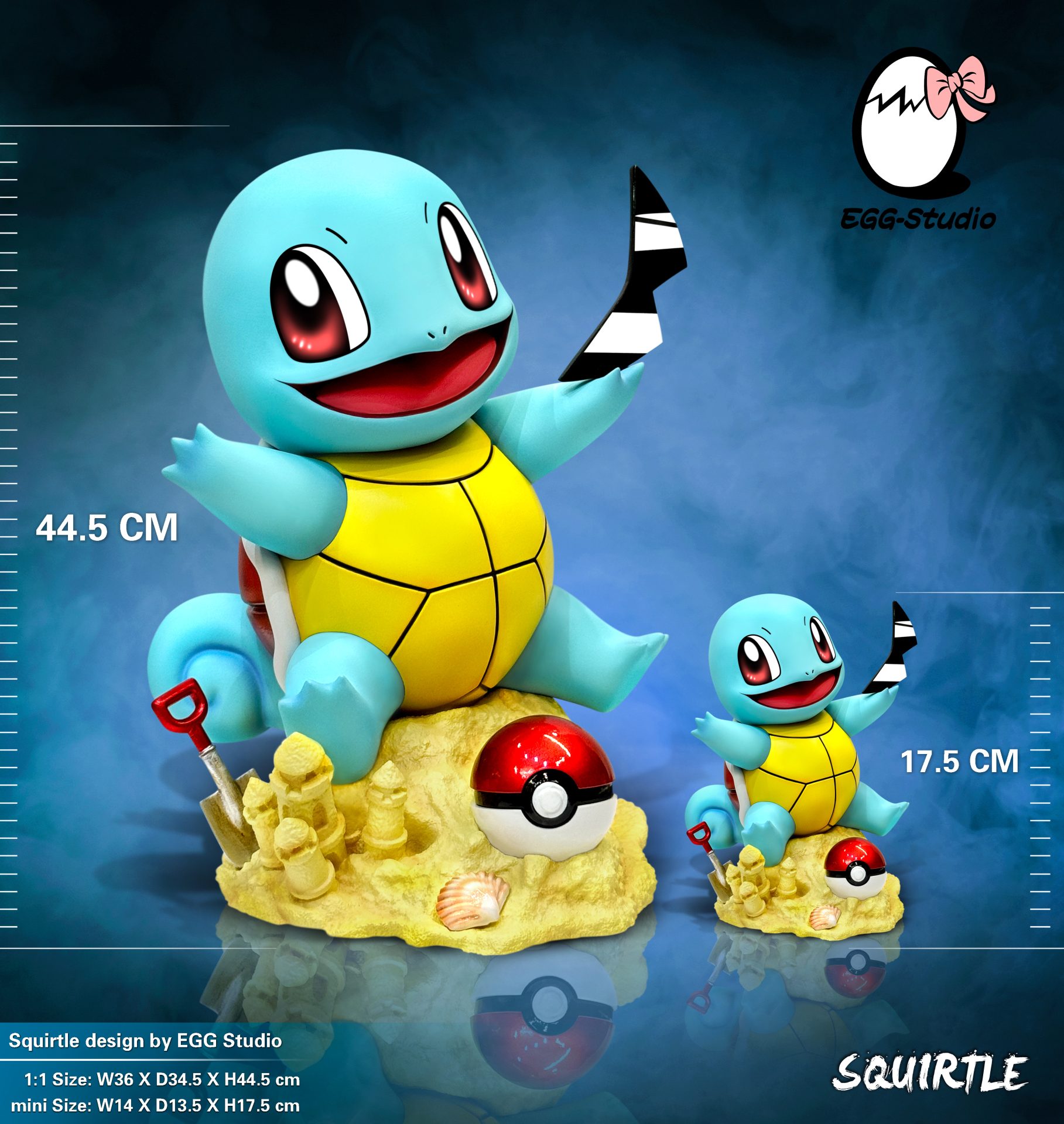 EGG Studio Squirtle GK Resin Statue PREORDER - Toy Okoku