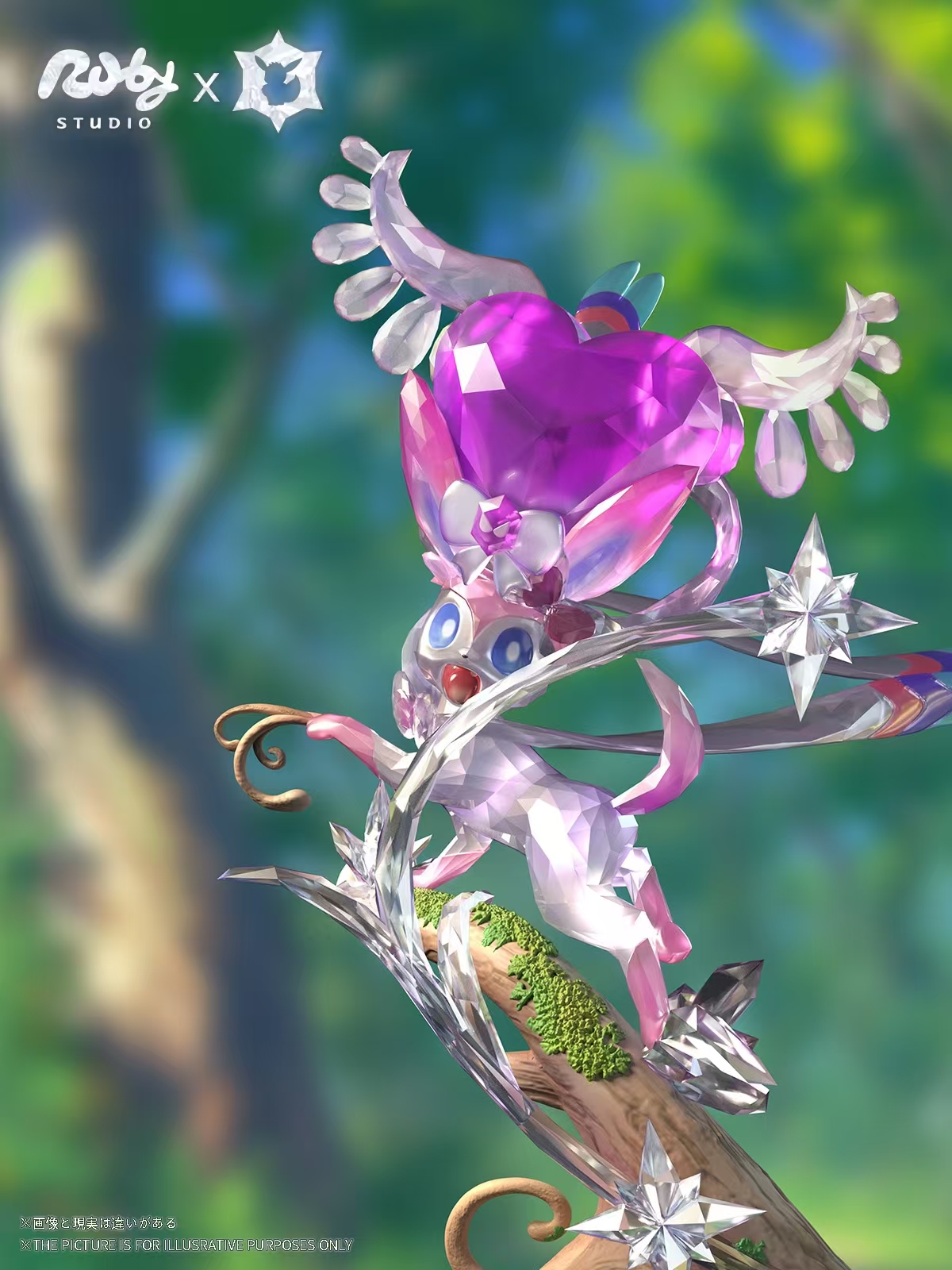 Ruby Studio The First Wave of Eevee Forest Miracle Shine GK Resin Statue PREORDER - Toy Okoku