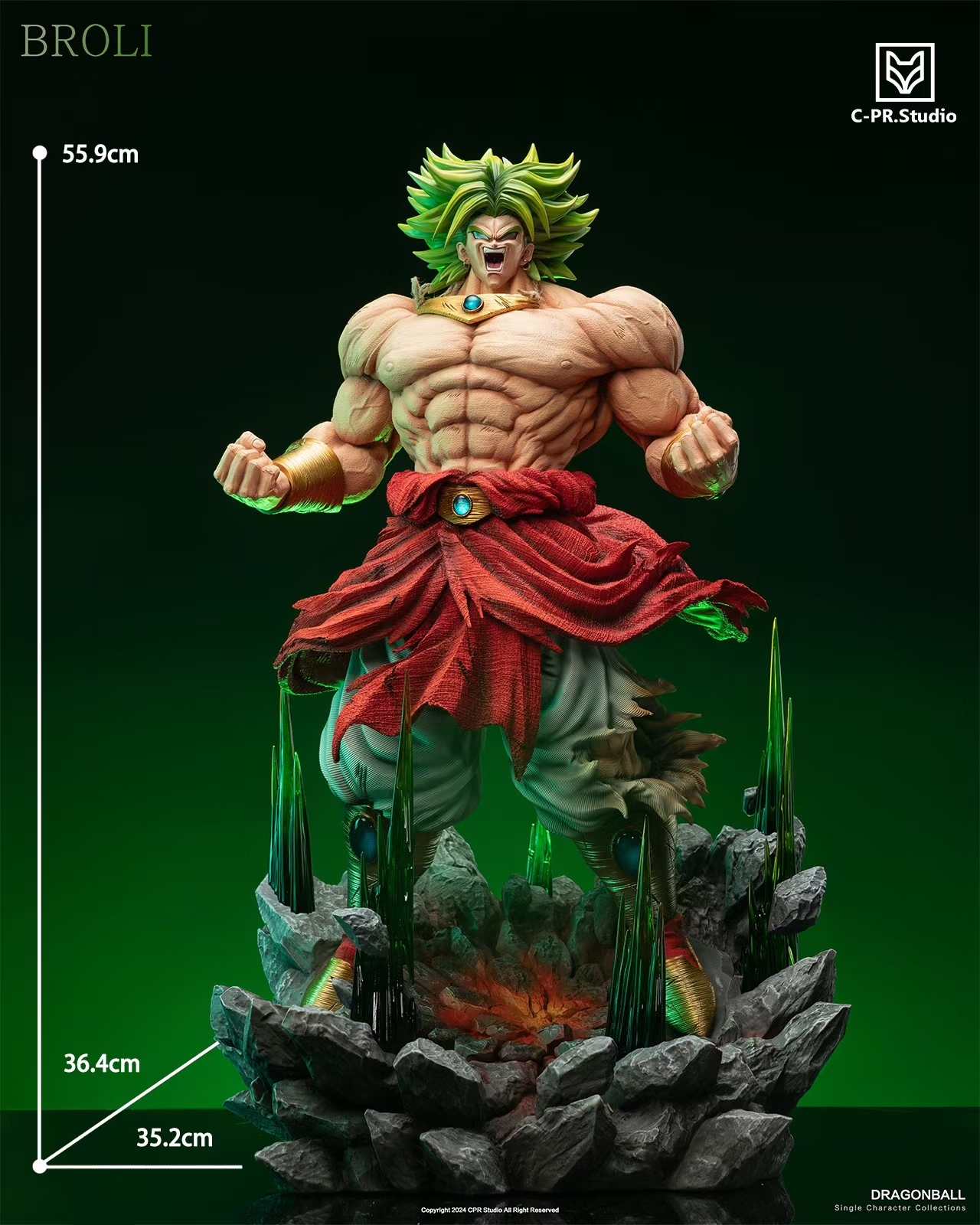 CPR Studio 1/6 Scale DBZ Broly GK Resin Statue PREORDER - Toy Okoku