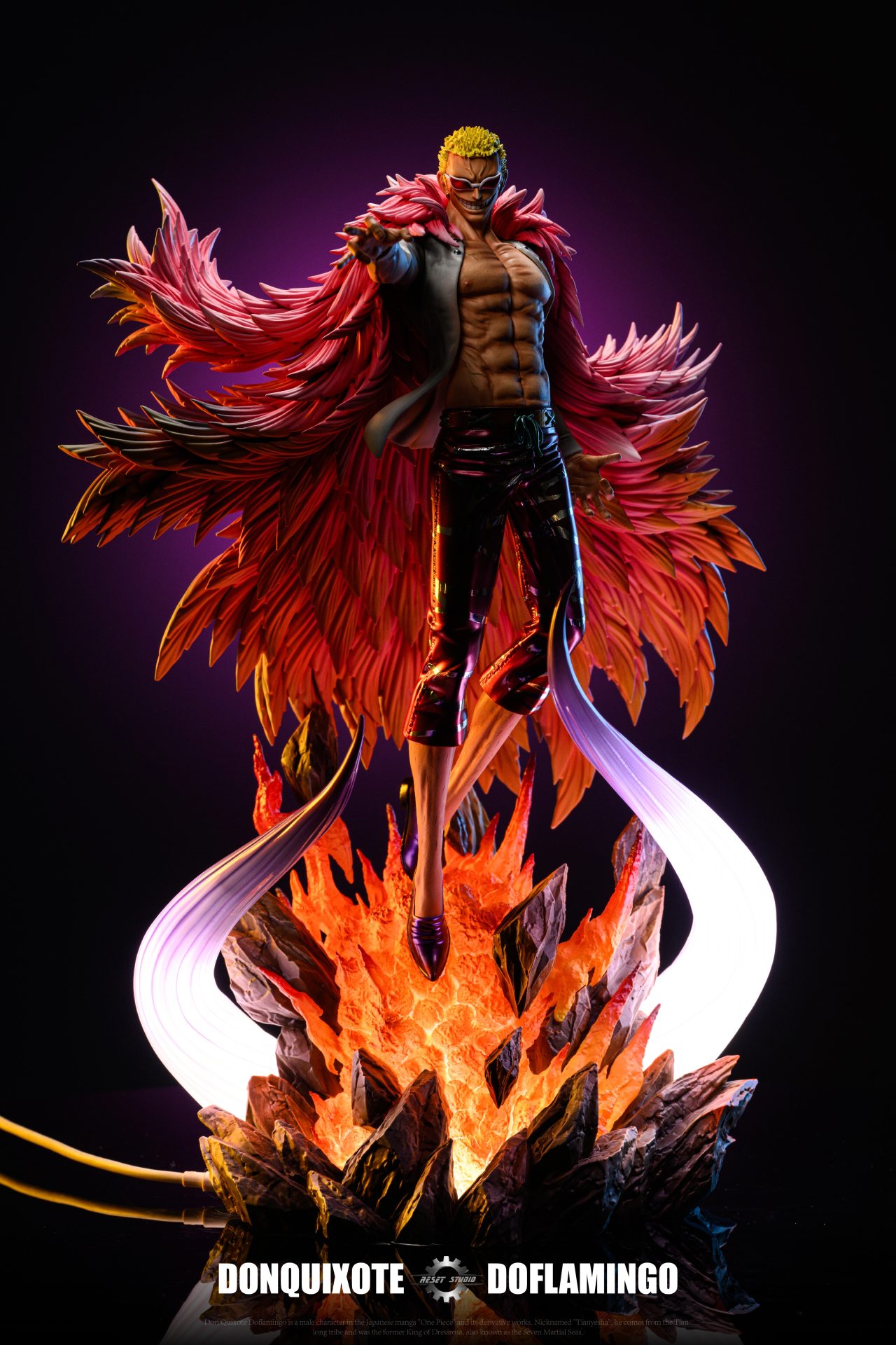 Reset Studio POP OP Donquixote Doflamingo GK Resin Statue PREORDER ...
