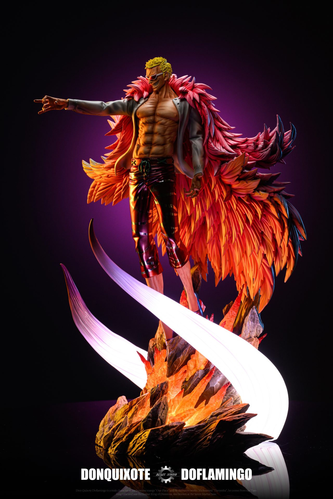 Reset Studio POP OP Donquixote Doflamingo GK Resin Statue PREORDER ...