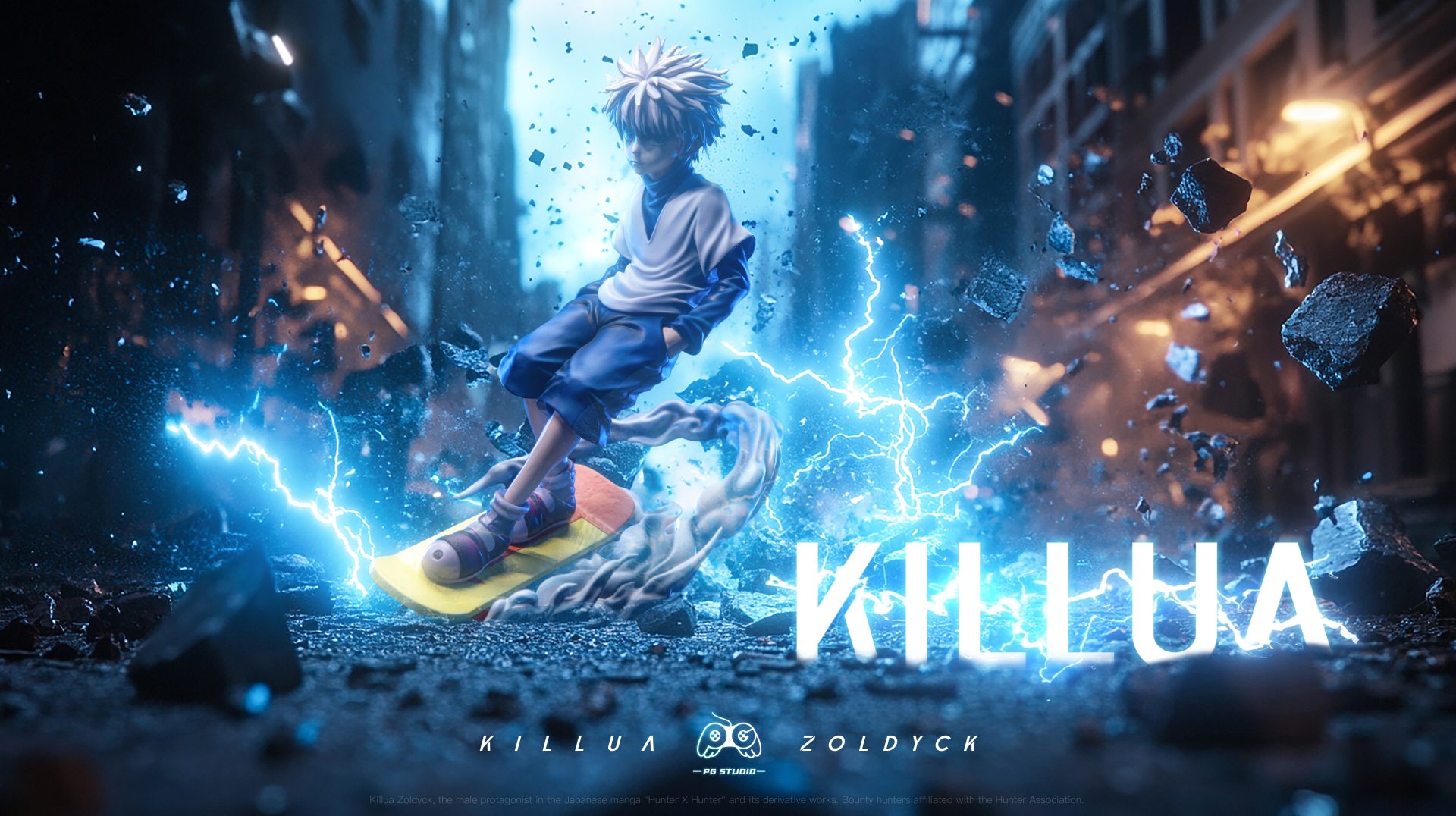 PG Studio 1/6 Scale Killua GK Resin Statue PREORDER - Toy Okoku