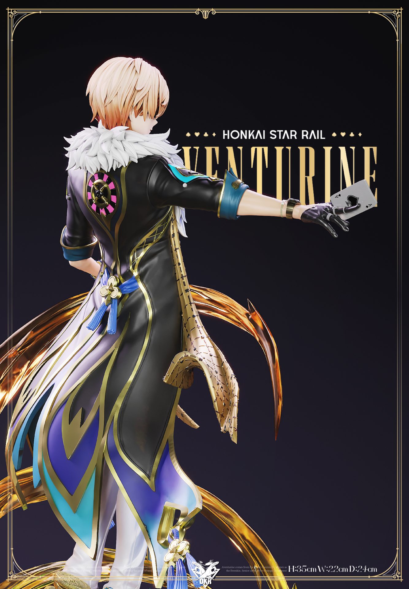 OKR Studio Honkai Star Rail Aventurine GK Resin STATUE PREORDER - Toy Okoku