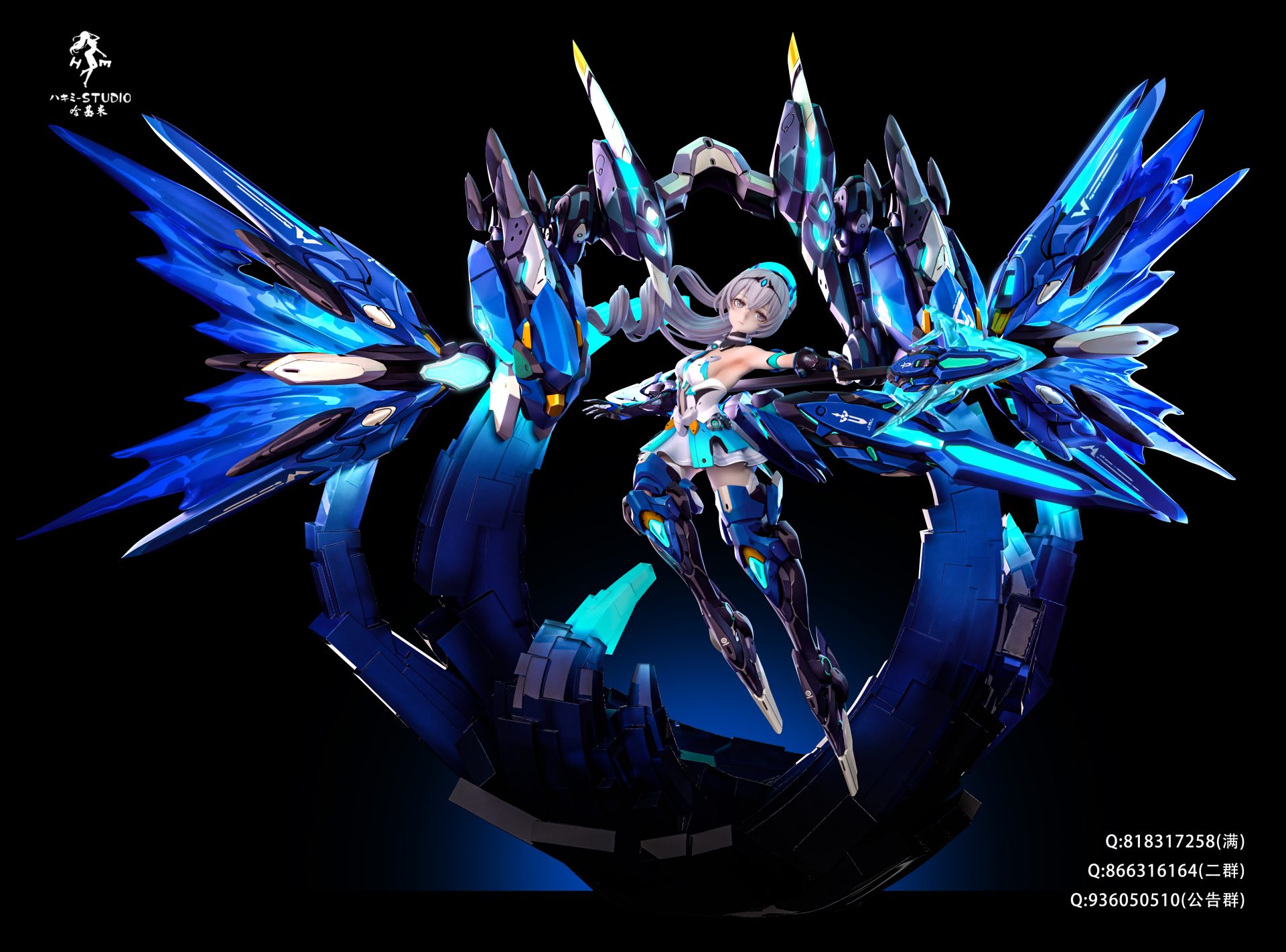 Hakimi HJM Studio 1/6 Scale HI Bronya GK Resin STATUE PREORDER - Toy Okoku