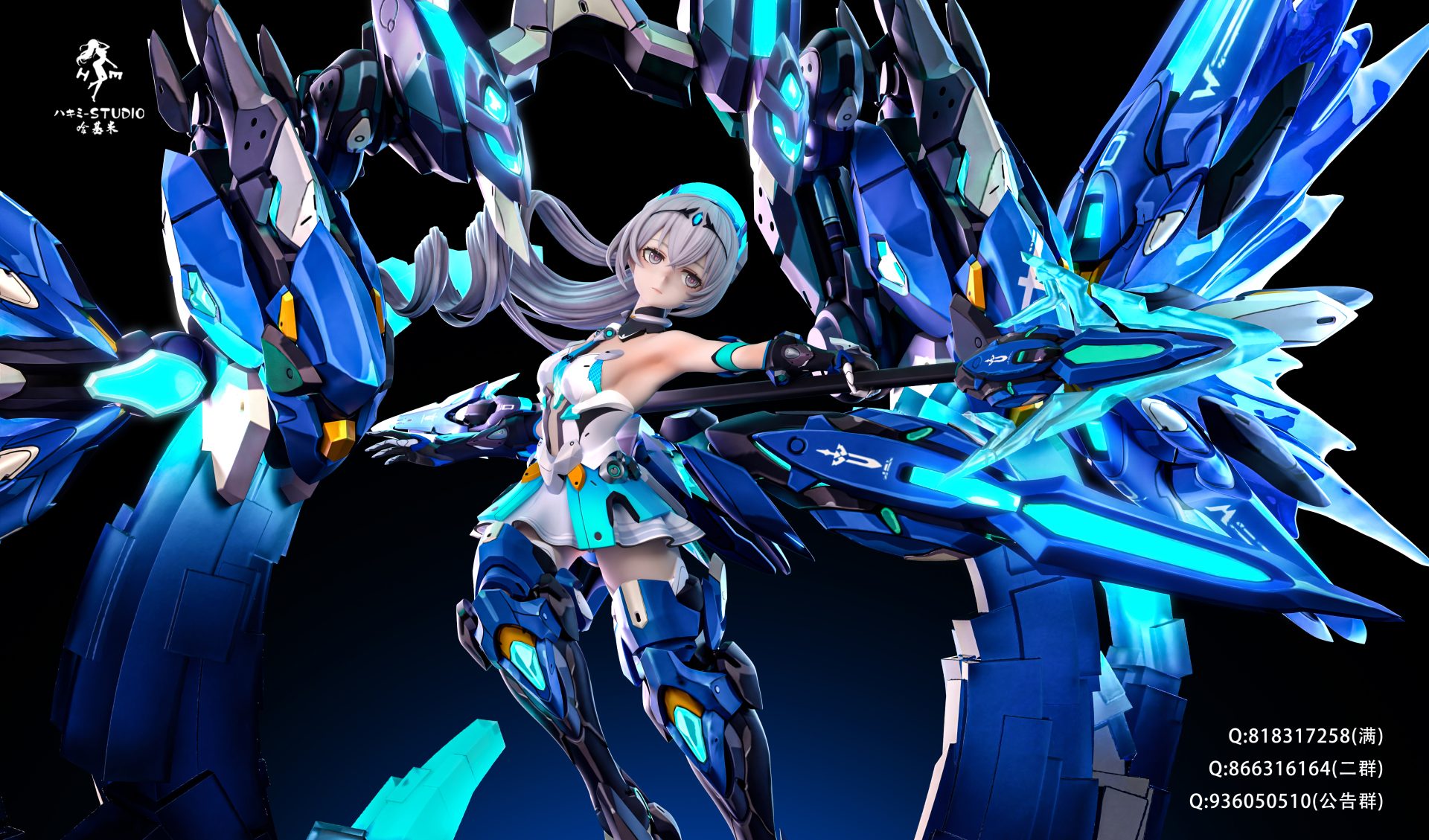 Hakimi HJM Studio 1/6 Scale HI Bronya GK Resin STATUE PREORDER - Toy Okoku