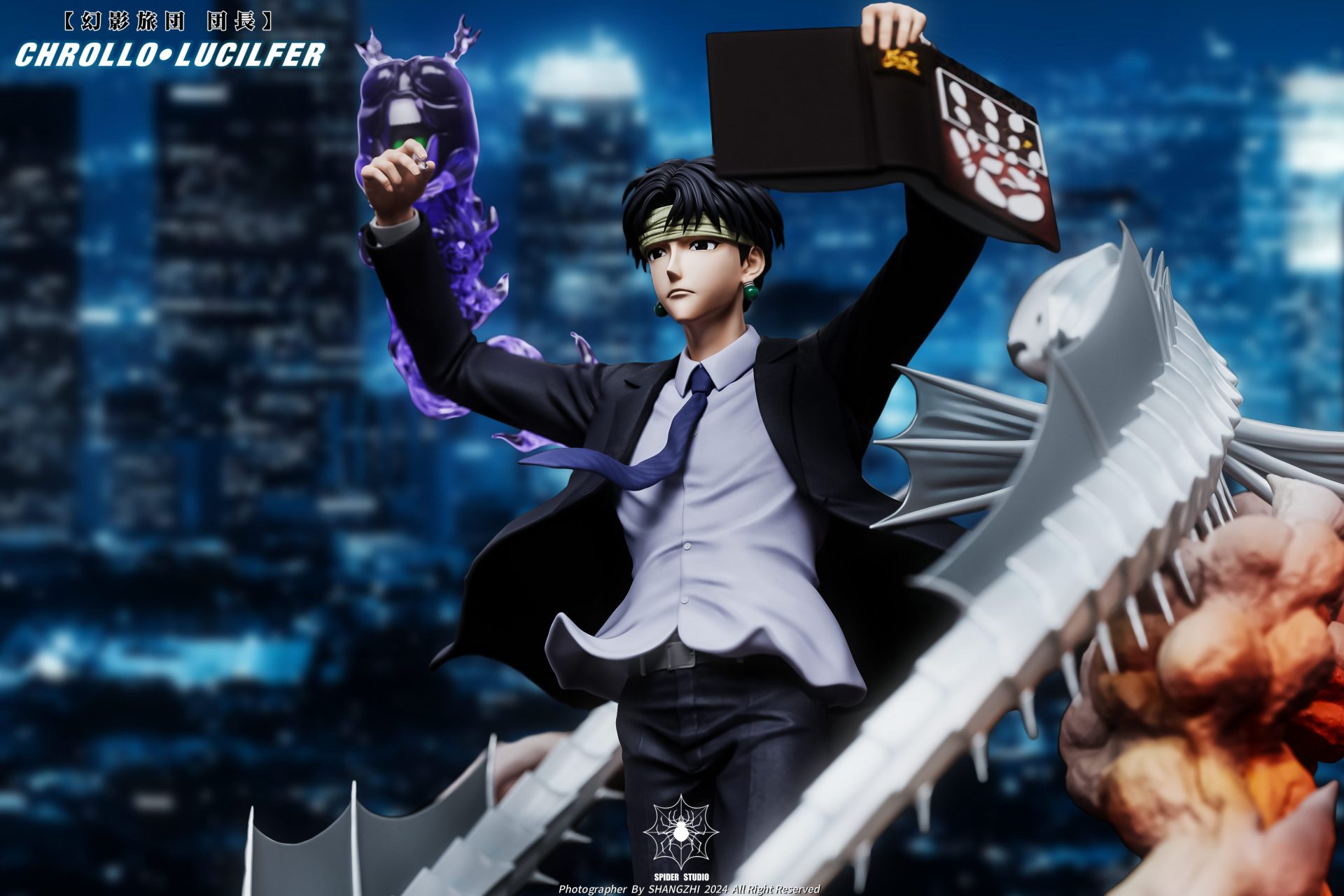 Spider Studio 1/6 & 1/4 Scale HxH Chrollo Lucilfer GK Resin Statue ...