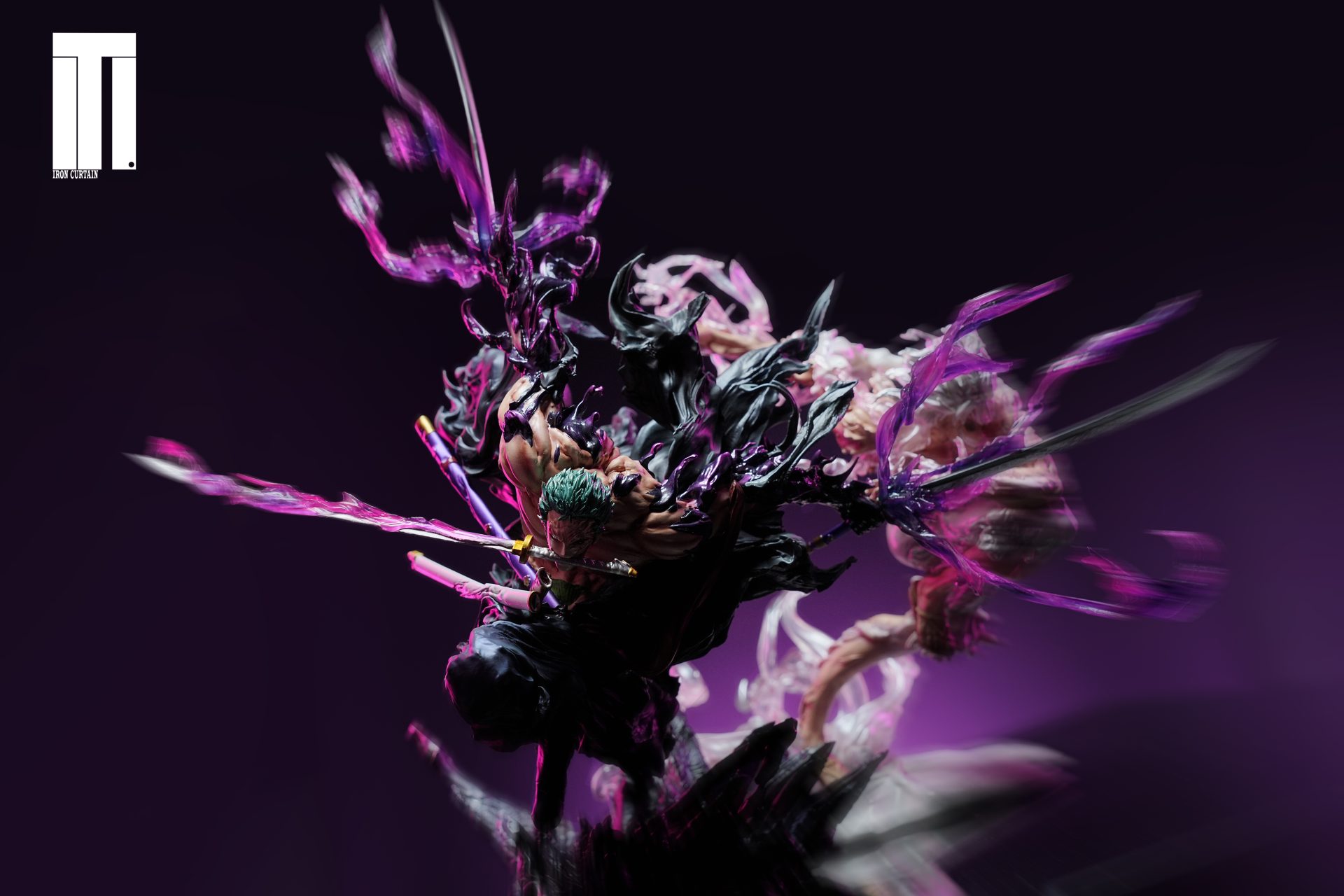 Iron Curtain Studio OP Demon Zoro GK Resin Statue PREORDER - Toy Okoku