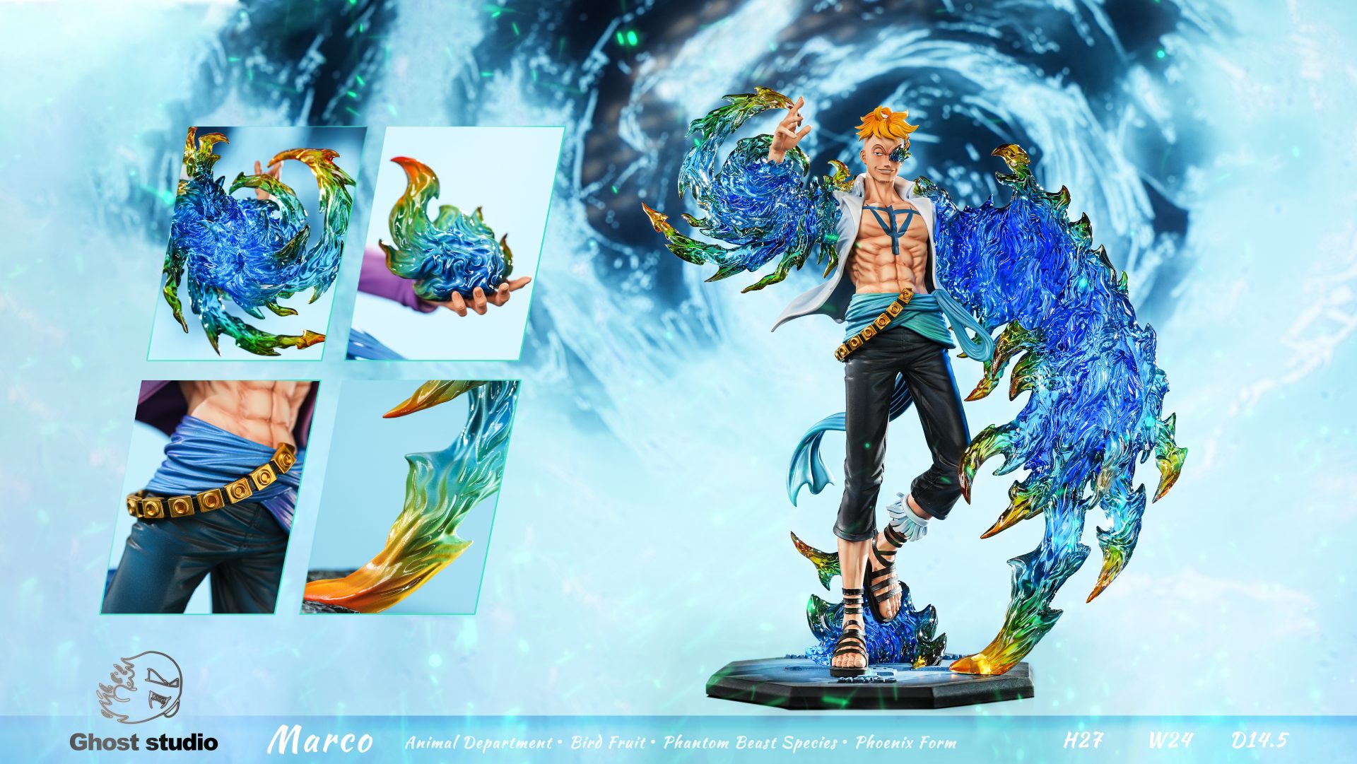 Ghost Studio POP scale OP Marco GK Resin Statue PREORDER - Toy Okoku