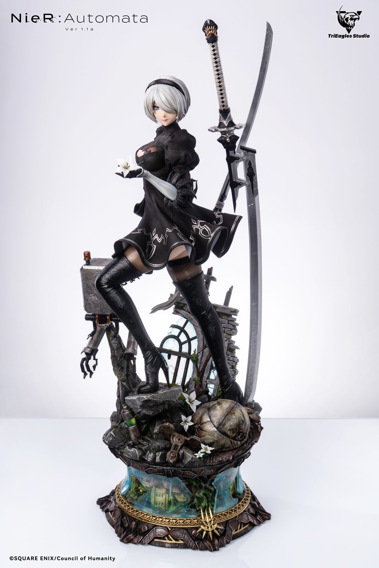 Trieagles Studio 1/4 Scale NieR: Automata 2B Licensed Resin STATUE ...