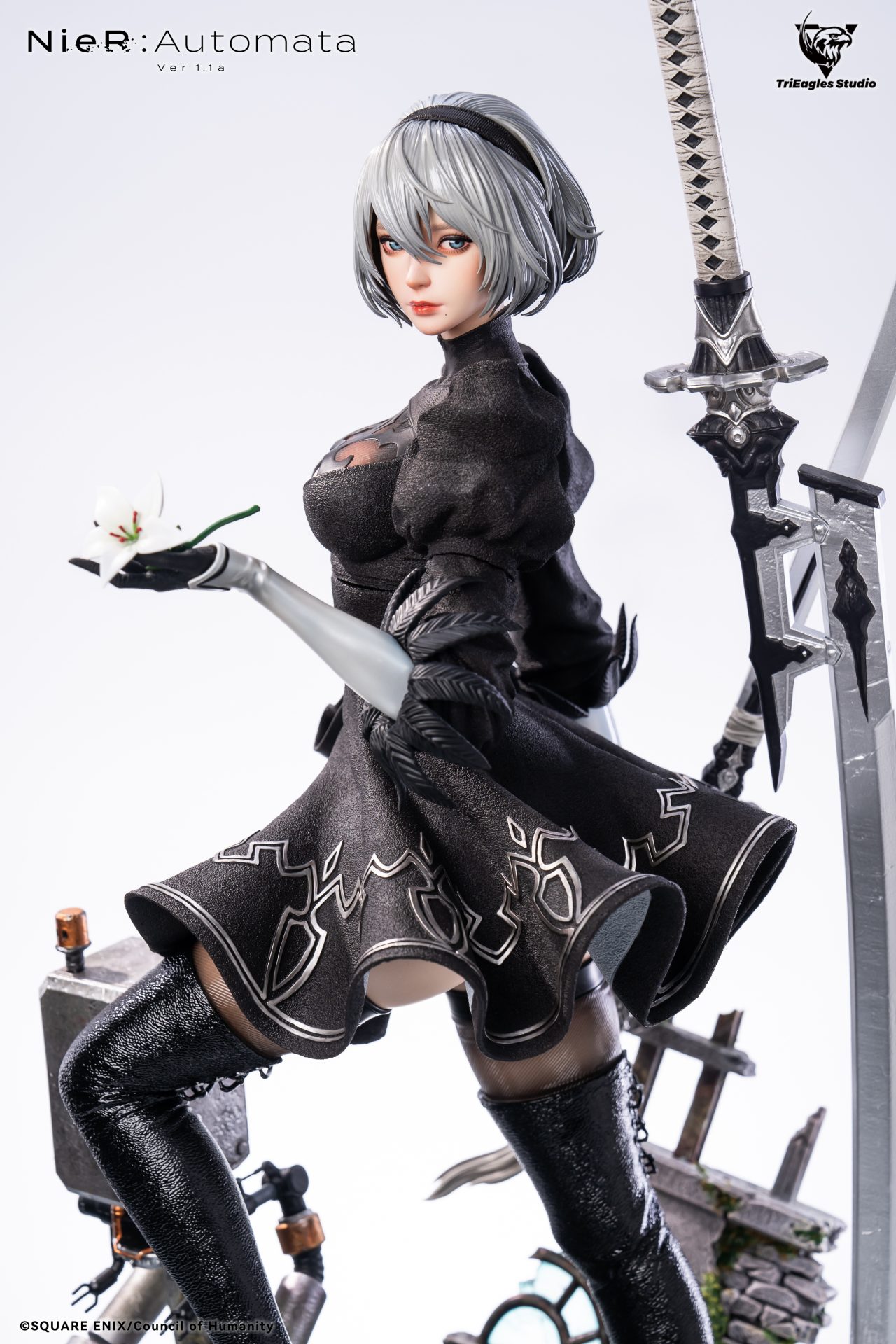 Trieagles Studio 1/4 Scale NieR: Automata 2B Licensed Resin STATUE ...