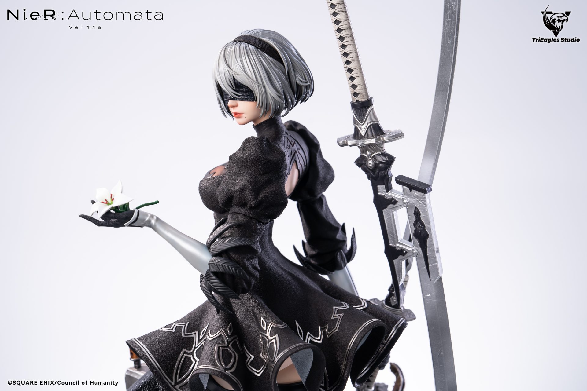Trieagles Studio 1/4 Scale NieR: Automata 2B Licensed Resin STATUE ...