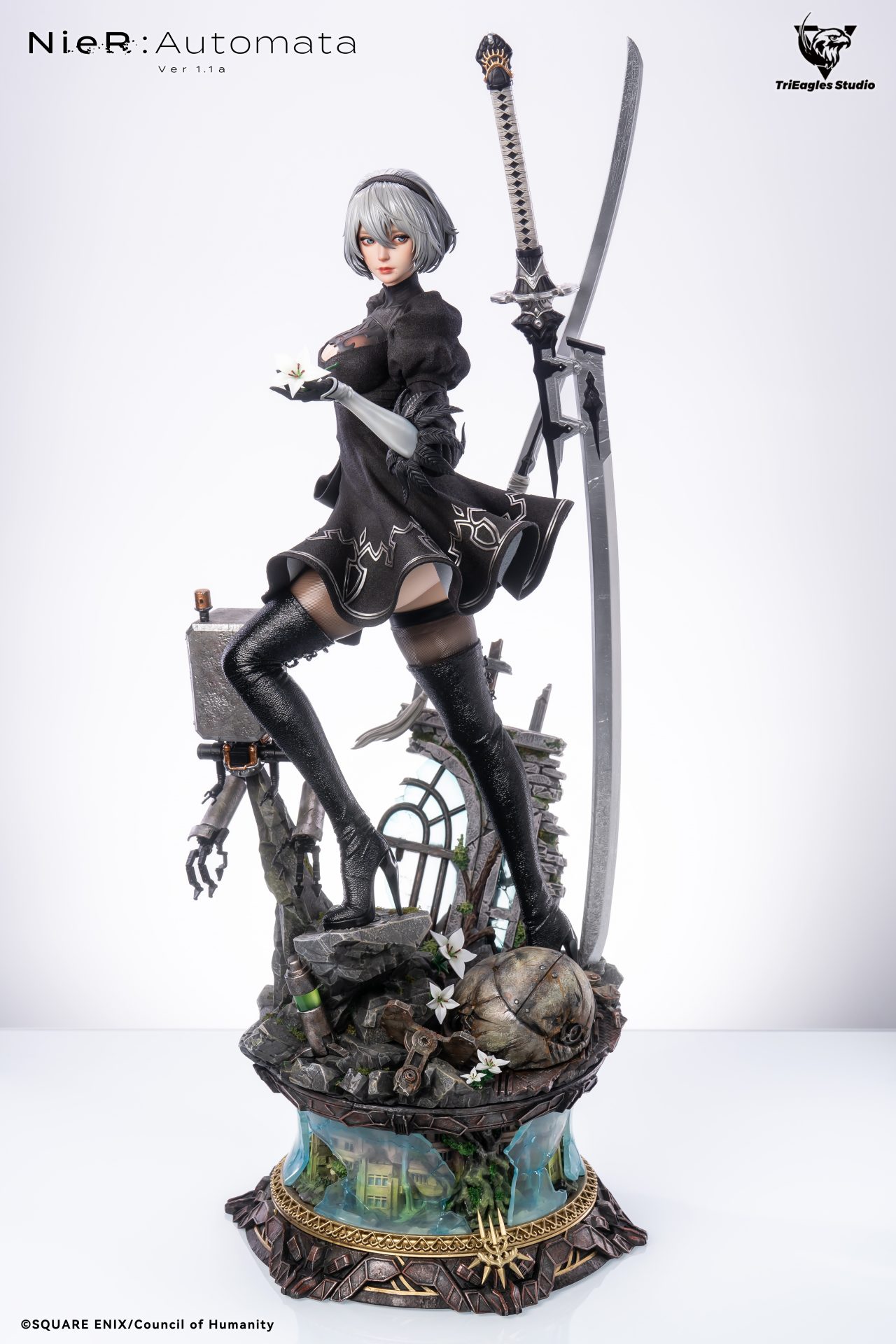 Trieagles Studio 1/4 Scale NieR: Automata 2B Licensed Resin STATUE ...