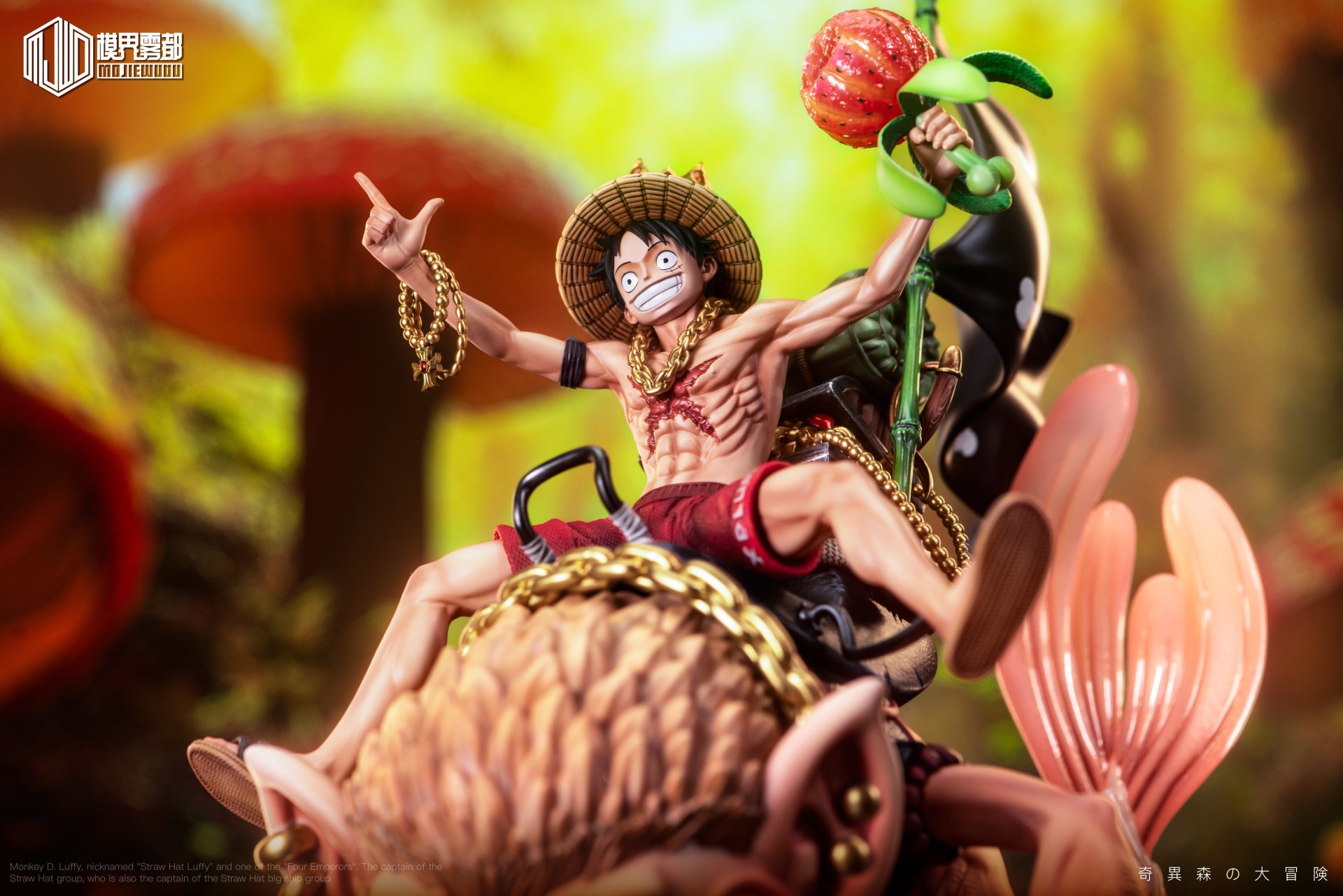 MJ Studio OP Monkey D Luffy GK Resin Statue PREORDER - Toy Okoku