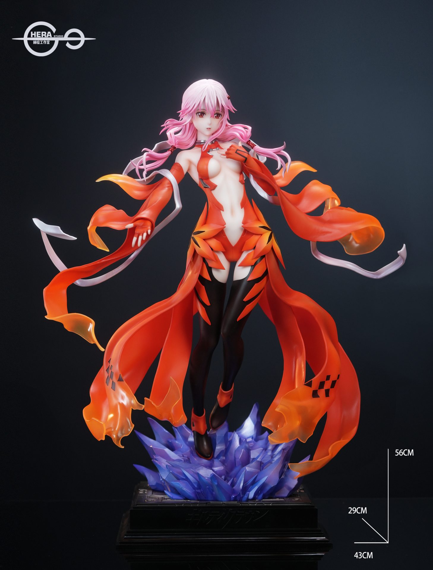 HeRa Studio 1/4 Scale Guilty Crown Inori Yuzuriha GK Statue PREORDER ...