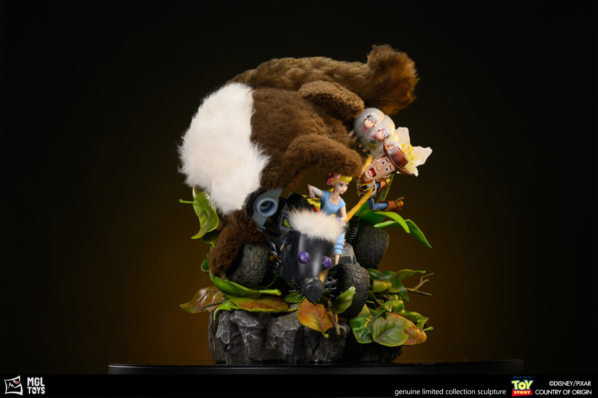 MGL TOYS Toy Story Series #4 Woody & Shepherdess Licensed Resin STATUE ...