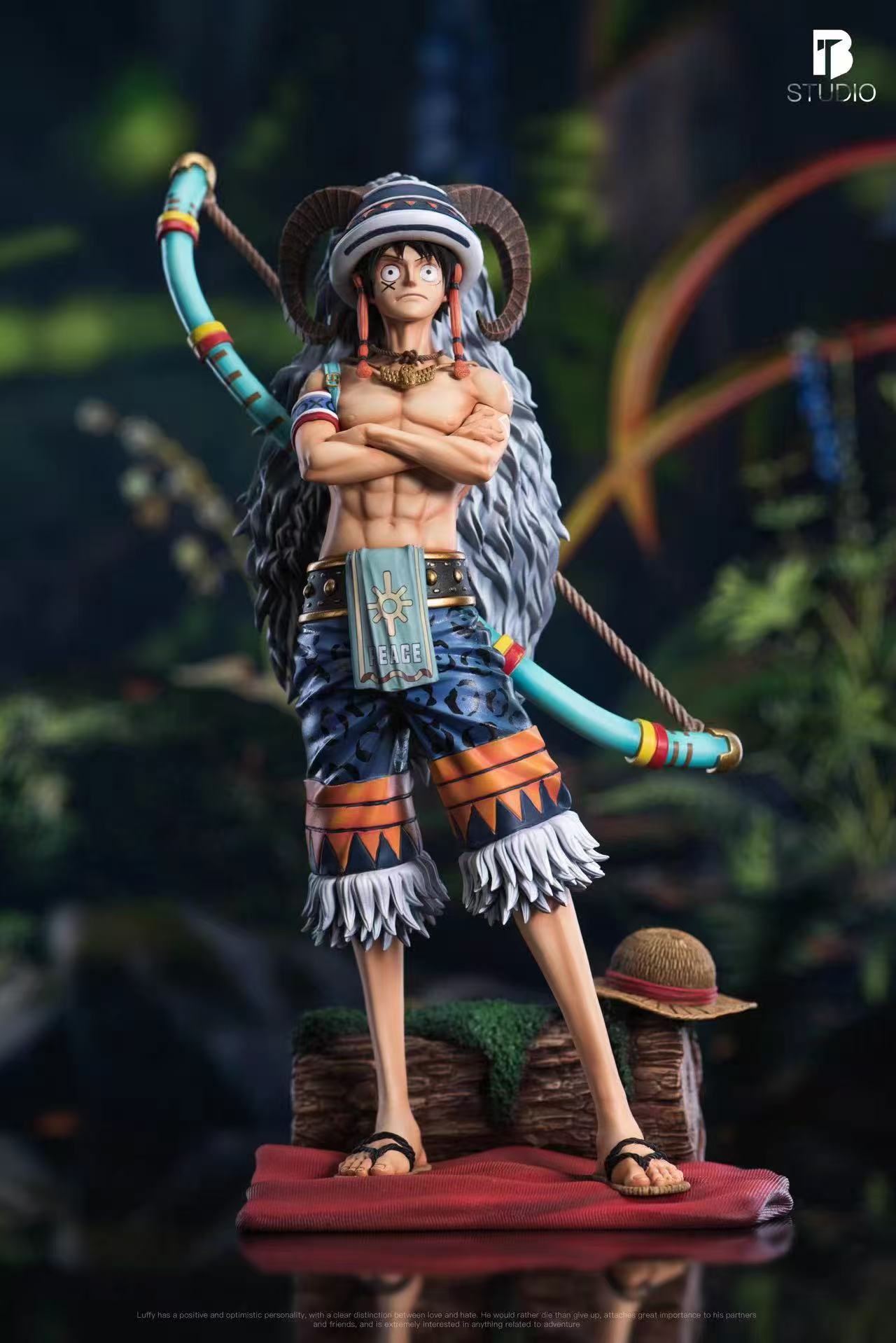 BT Studio OP Monkey D. Luffy Series Chieftain Luffy GK Resin Statue ...