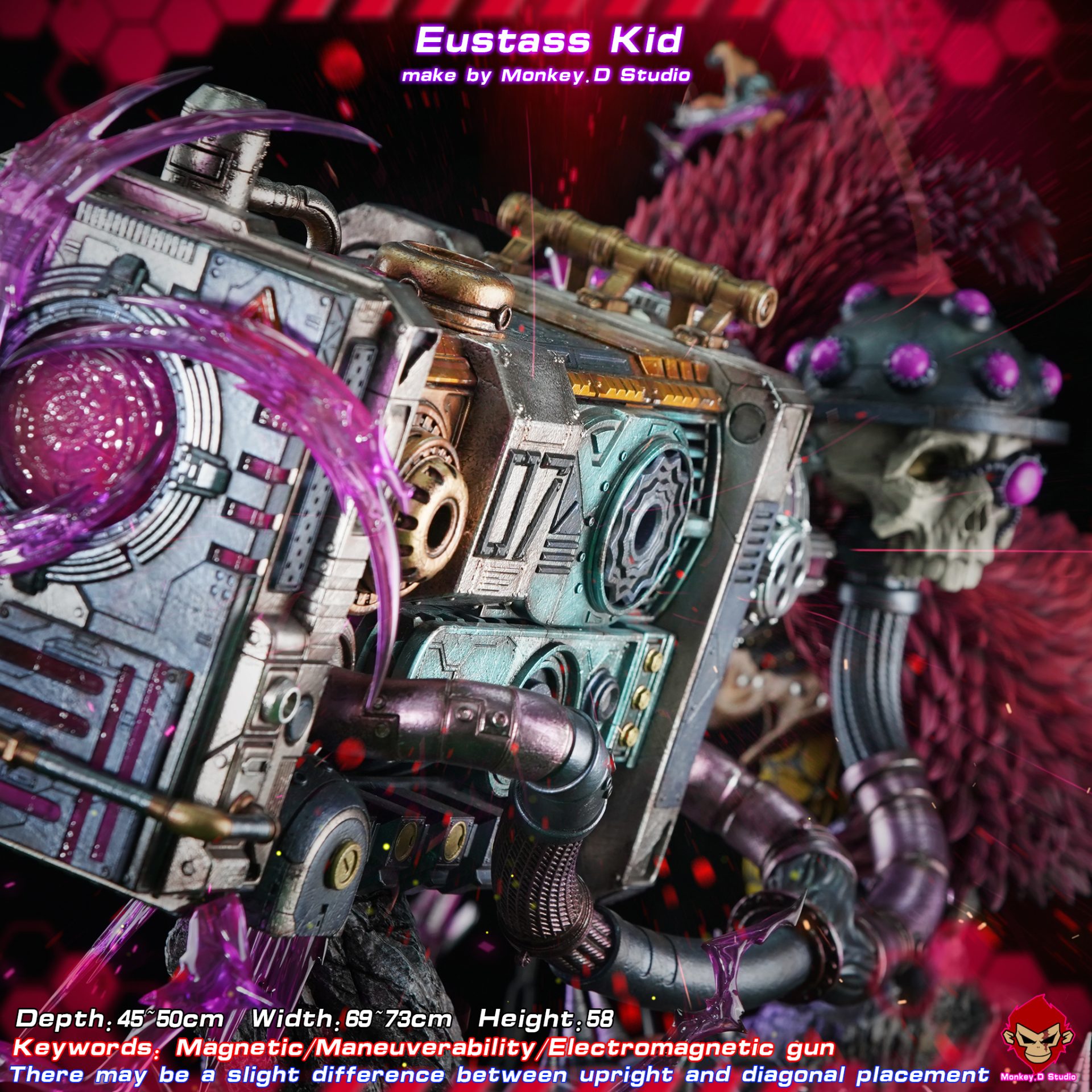 Monkey D Studio 1/6 Scale OP Eustass Kid Resin Statue PREORDER - Toy Okoku