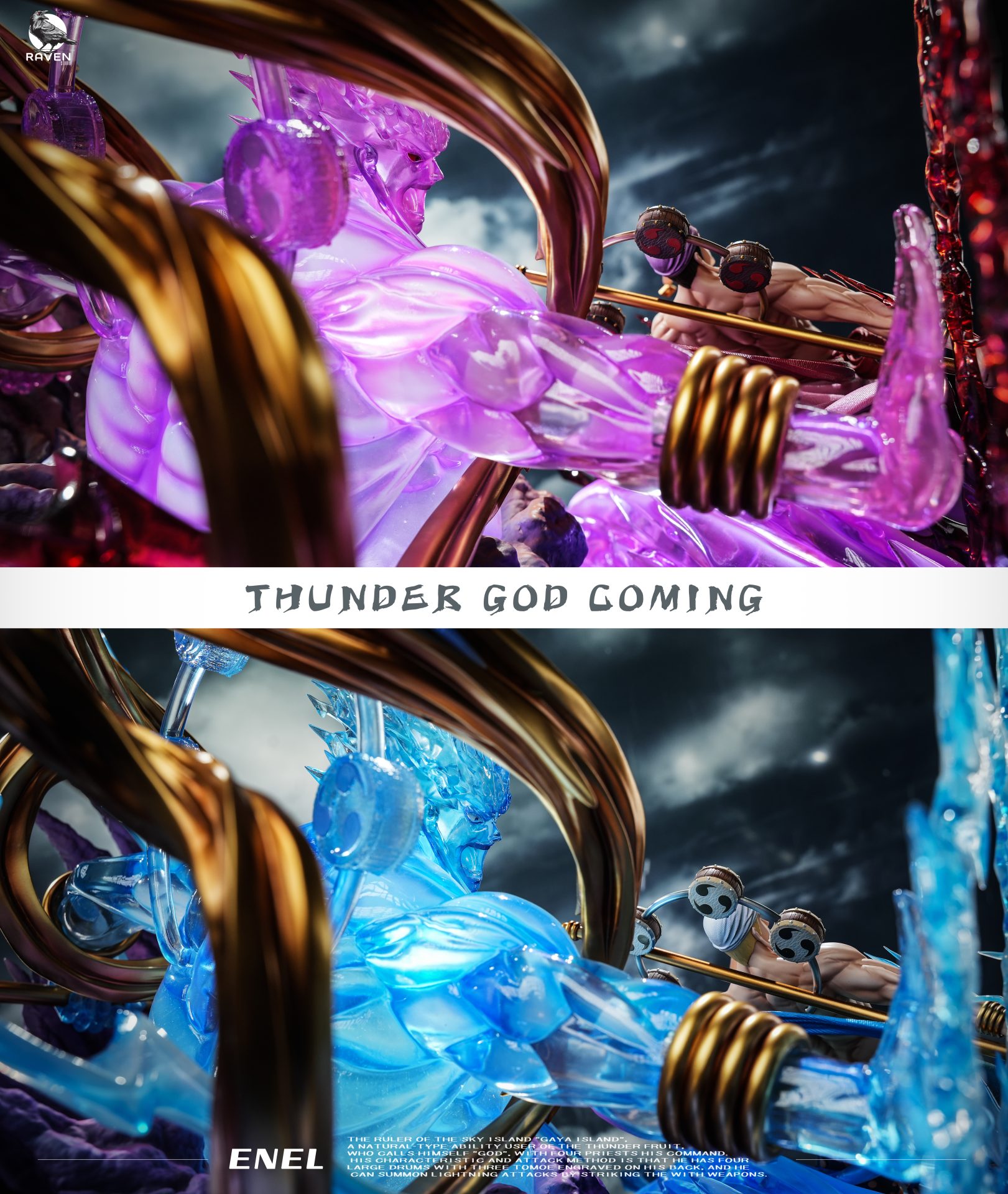 Raven Studio OP Enel Resin Statue PREORDER - Toy Okoku