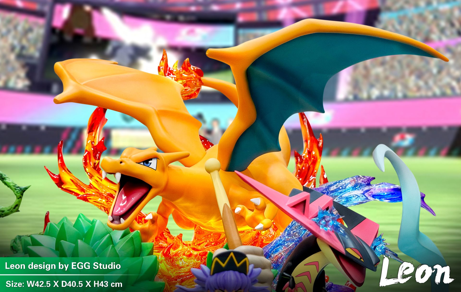 EGG Studio Galar Region Pokémon Champion Leon GK Resin Statue PREORDER ...