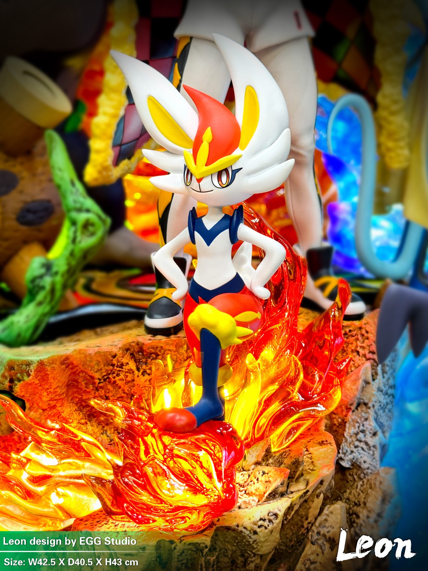 EGG Studio Galar Region Pokémon Champion Leon GK Resin Statue PREORDER ...