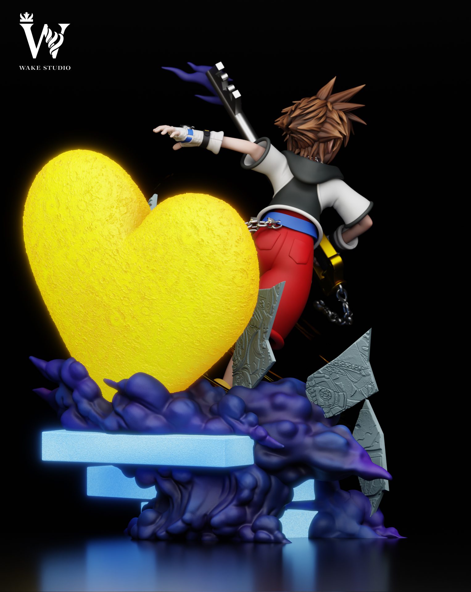 Wake Studio 1/4 Scale Kingdom Hearts Sora GK Statue Resin PREORDER ...