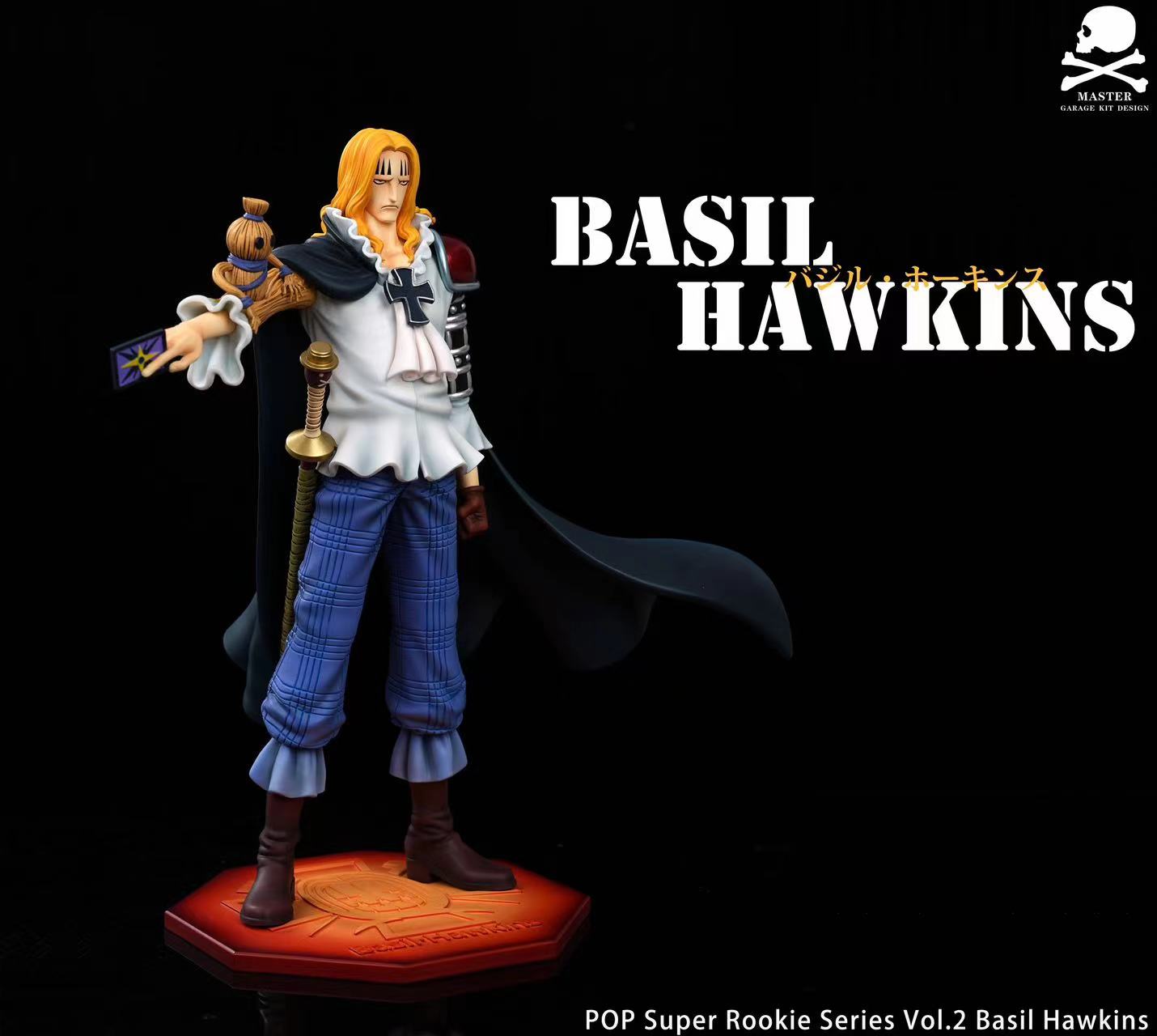 Basil Hawkins Resin Statue | One Piece PREORDER