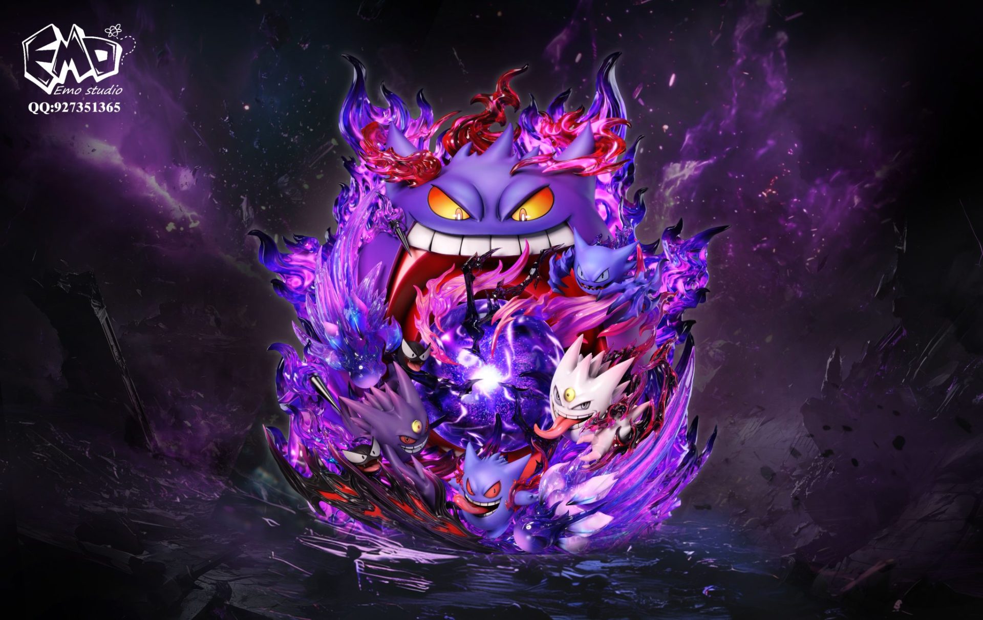 Graduation Model #1 Gengar Resin Statue | PREORDER