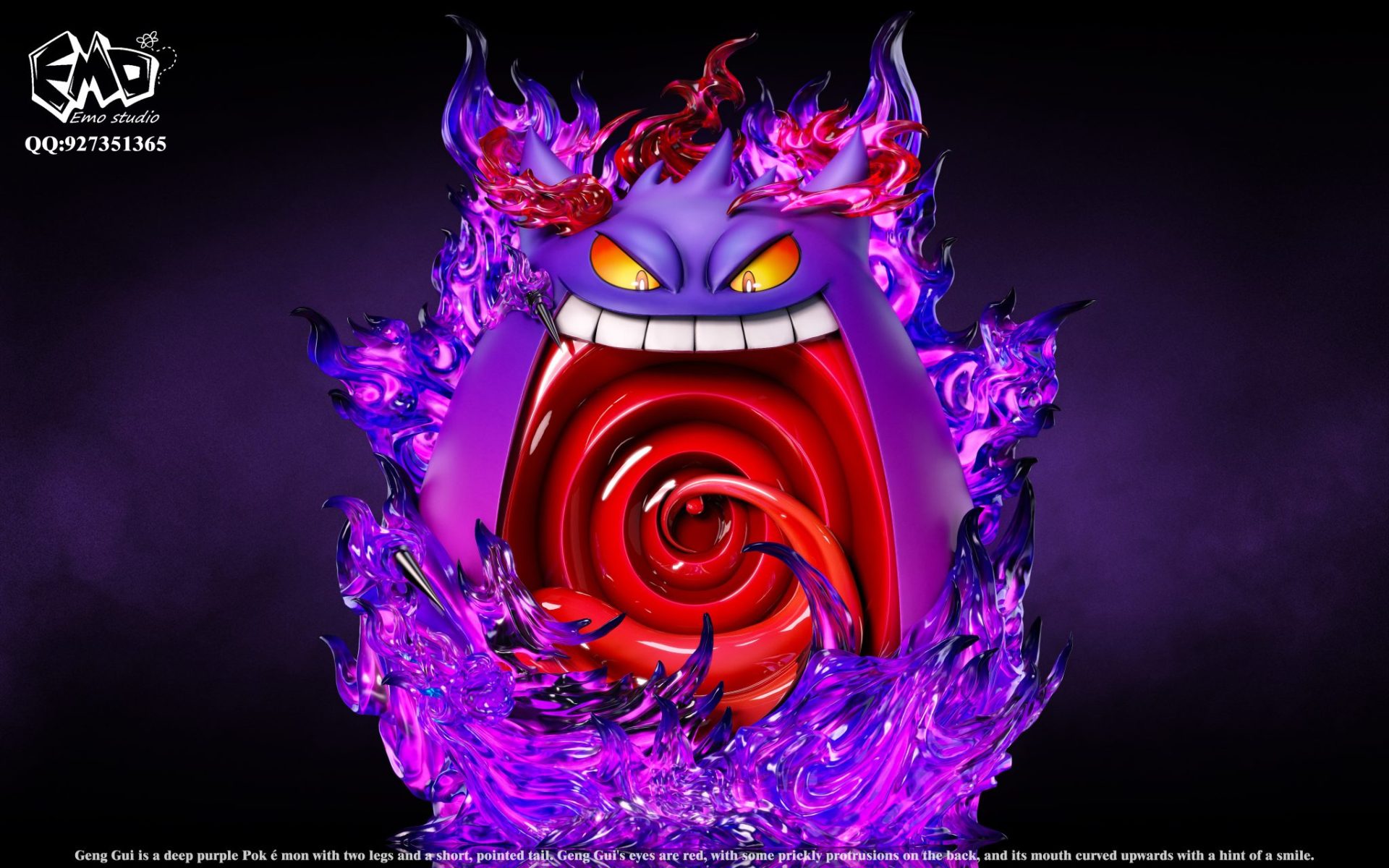 Graduation Model #1 Gengar Resin Statue | PREORDER