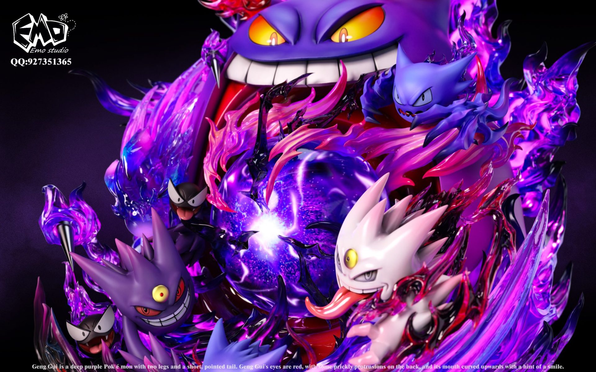 Graduation Model #1 Gengar Resin Statue | PREORDER