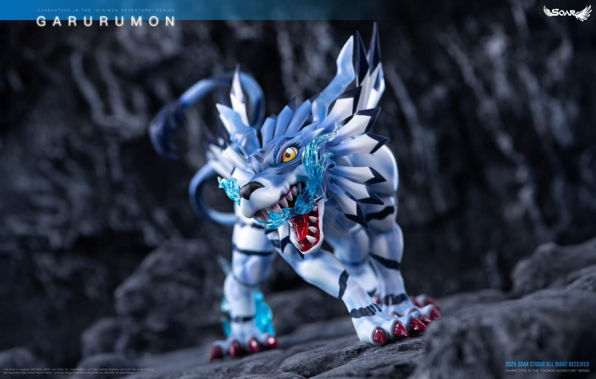 Soar Studio Digimon Garurumon GK Resin Statue PREORDER - Toy Okoku