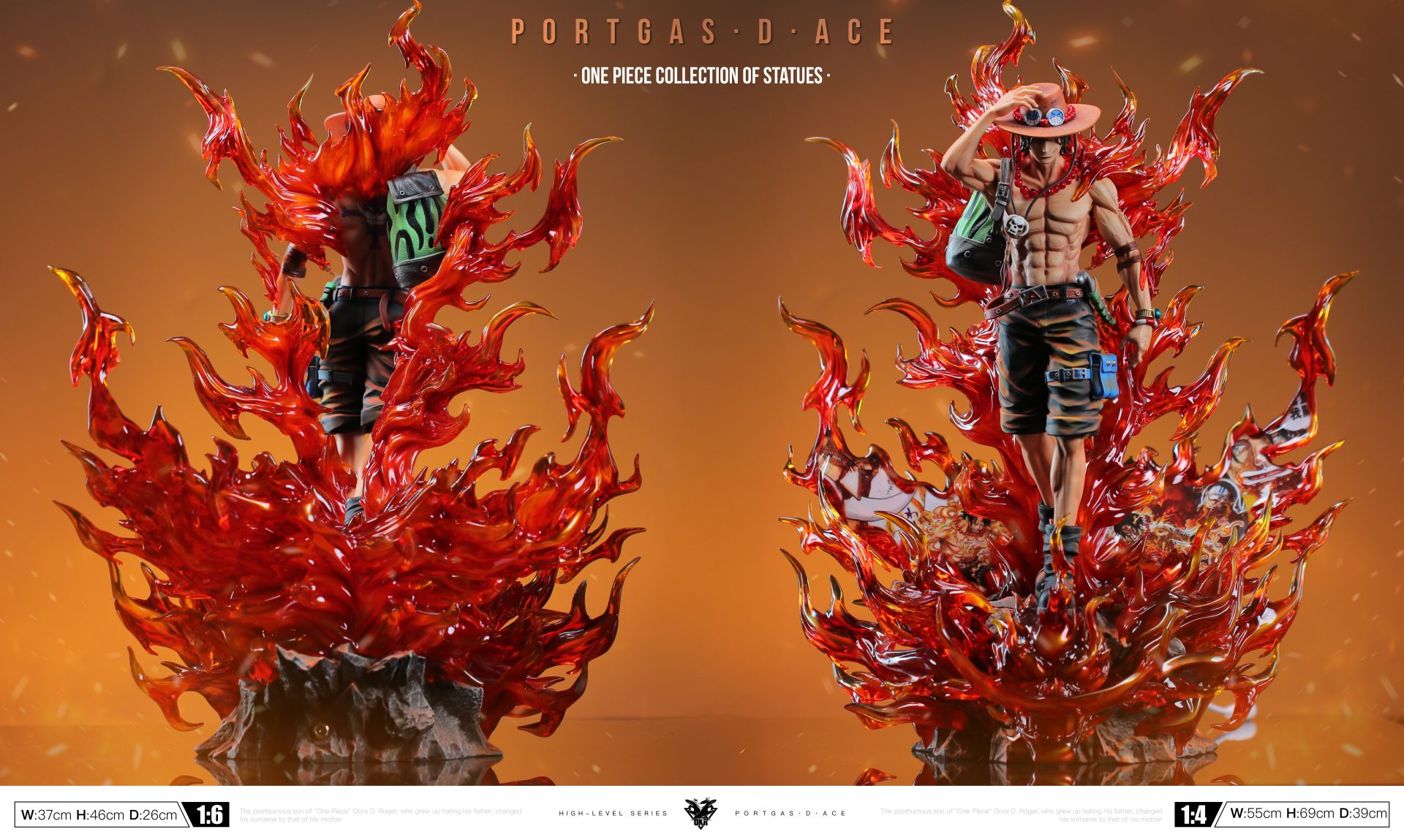 Burning Ace Resin Statue | One Piece - PREORDER