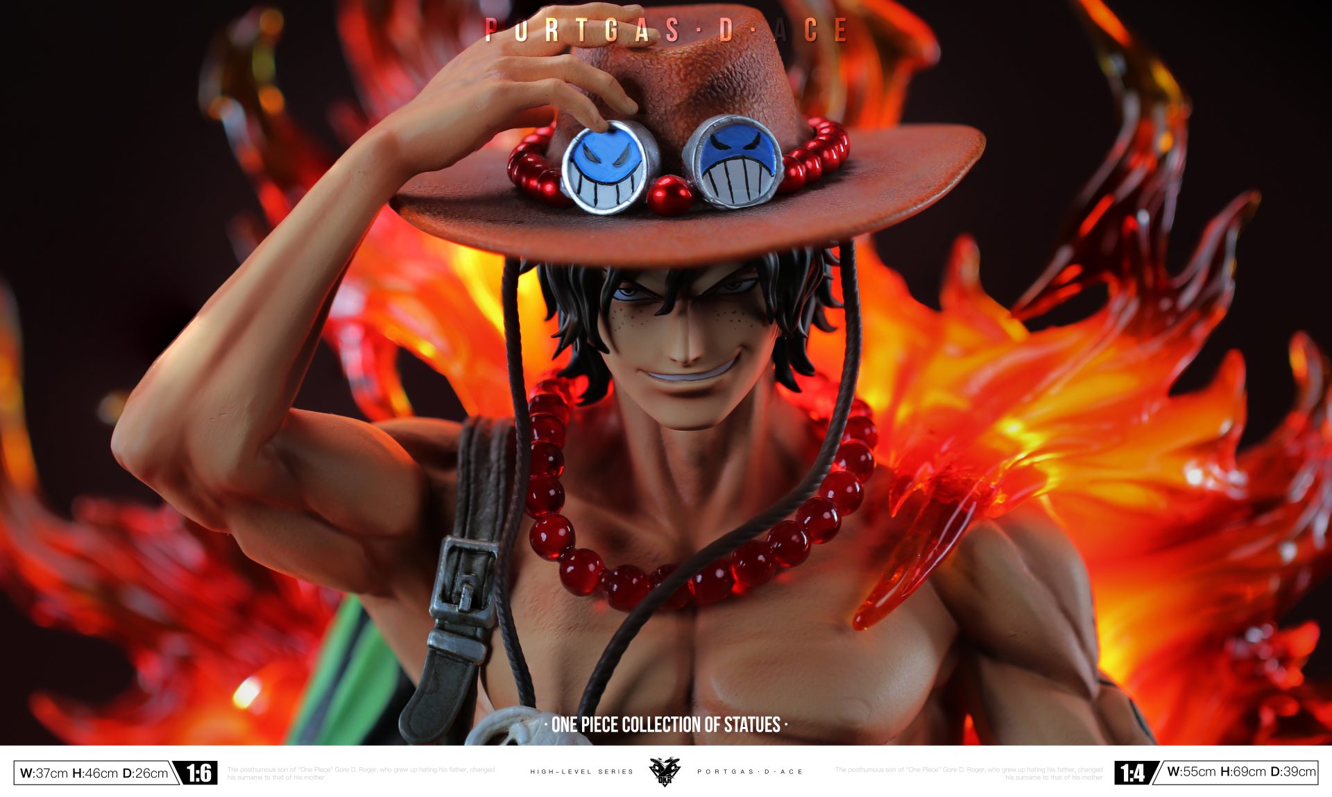 Burning Ace Resin Statue | One Piece - PREORDER