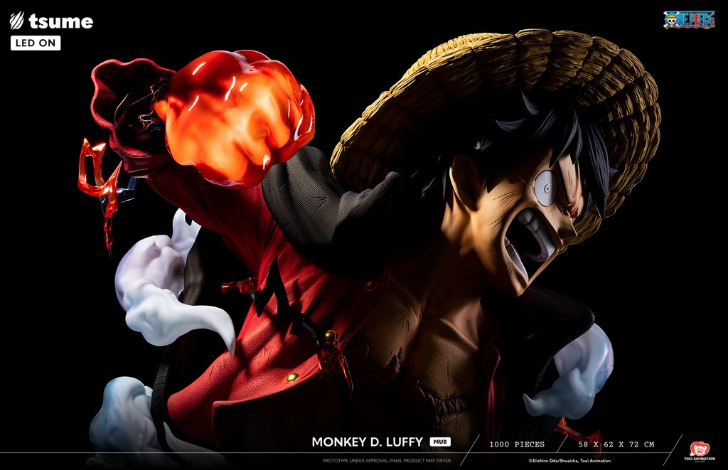 Tsume Studio OP Monkey D Luffy BUST LICENSED Resin Statue INSTOCK - Toy ...