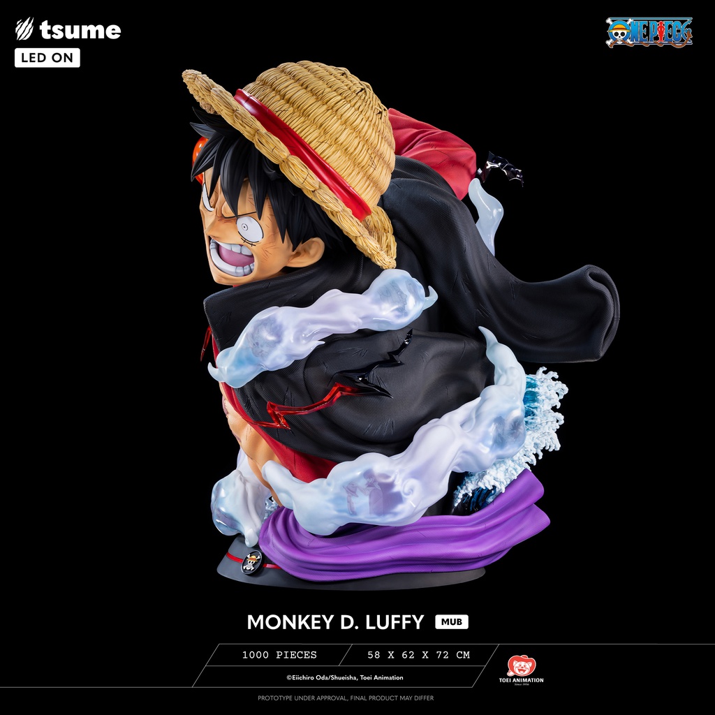Tsume Studio OP Monkey D Luffy BUST LICENSED Resin Statue INSTOCK - Toy ...