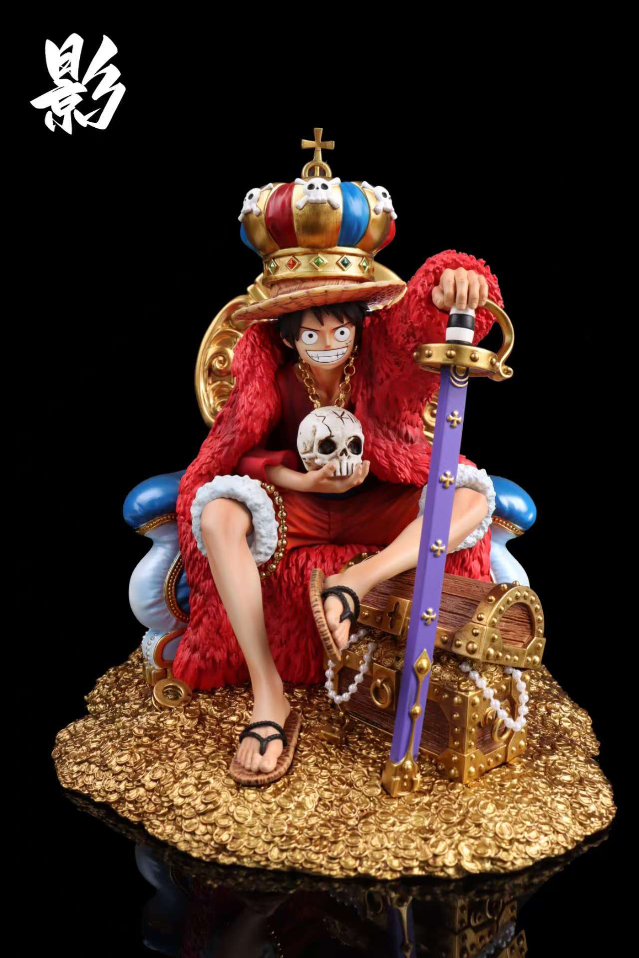 YING Studio OP Throne Luffy GK Resin Statue PREORDER - Toy Okoku