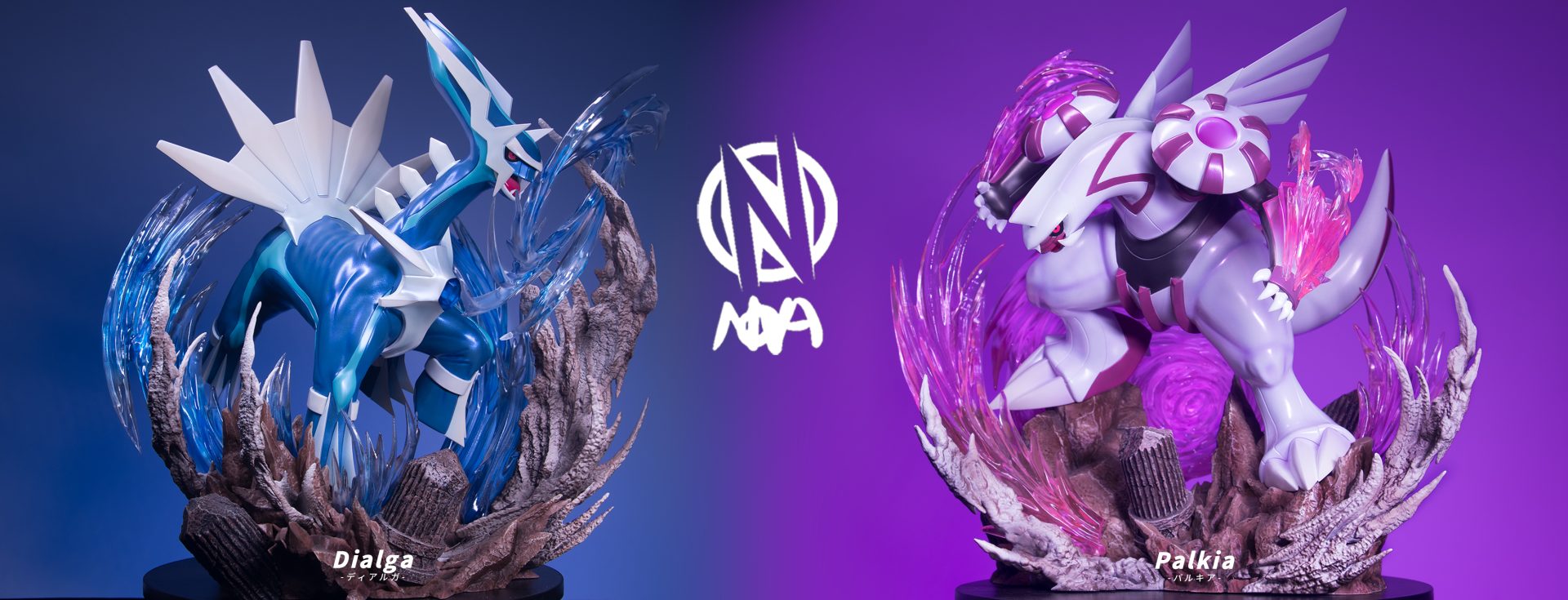 NOVA Studio Dialga & Palkia GK Resin Statue PREORDER - Toy Okoku